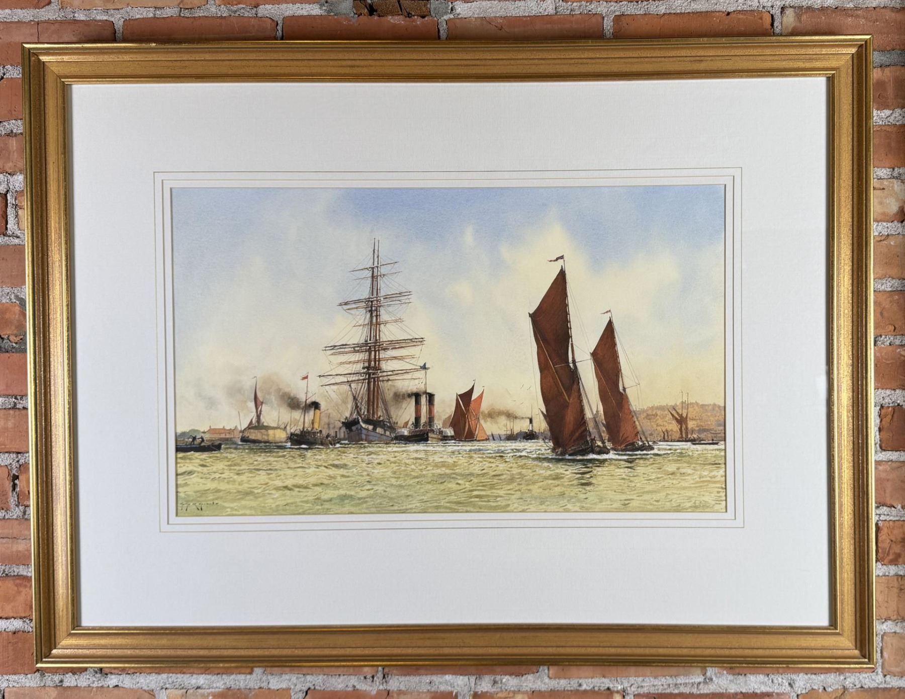 Martyn Richardson Mackrill Watercolor Painting