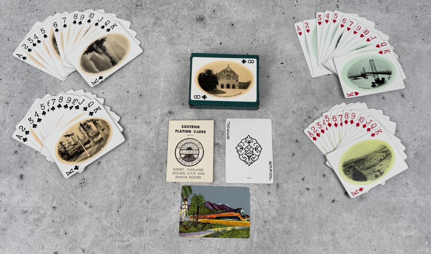 Southern Pacific Lines Playing Cards