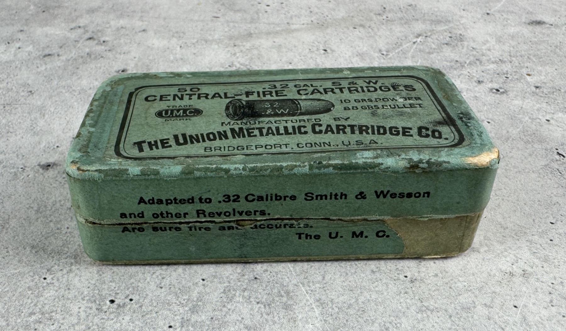 Union Metallic Cartridge .38 S&W Pistol Ammo Box