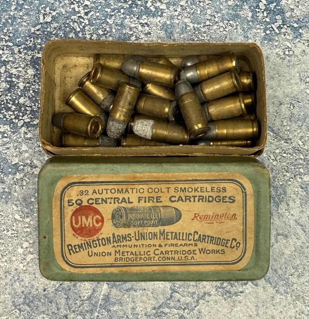 Remington UMC .32 Automatic Colt Ammo Box