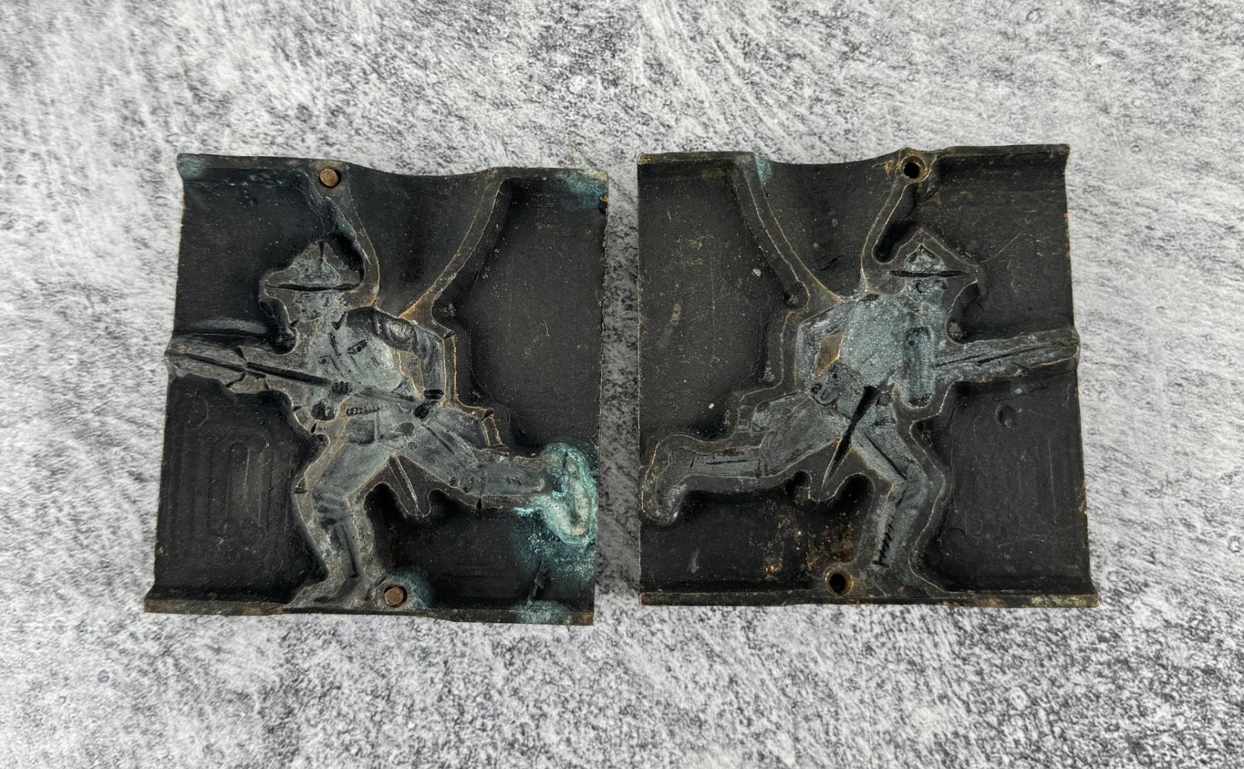 WWI WW1 German Lead Toy Soldier Mold Schneider