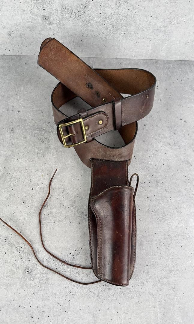 Hunter Cowboy Leather Holster Gun Belt Pistol Rig