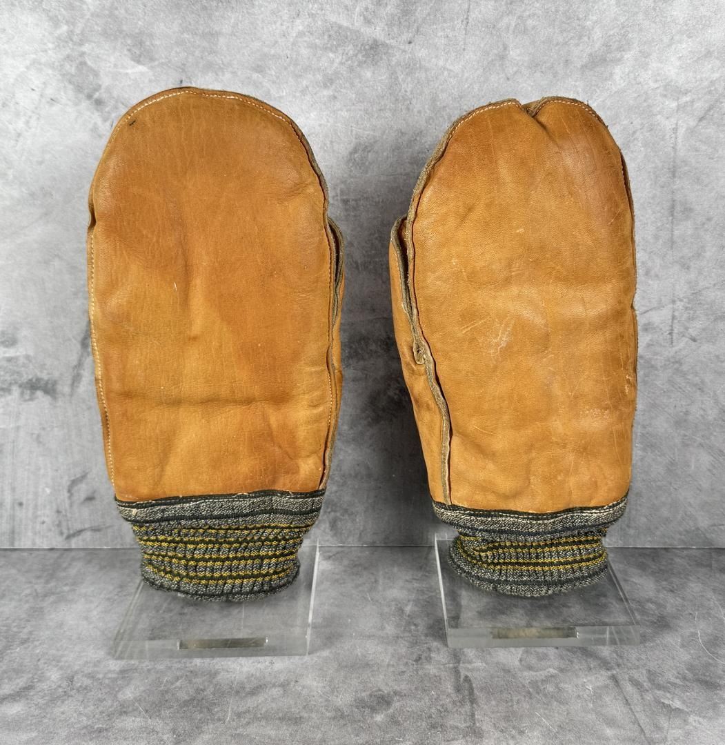 1950s Leather Mittens