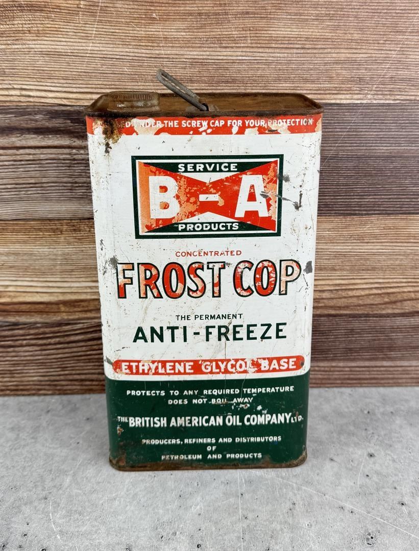 British American Oil Frost Cop Anti Freeze Can