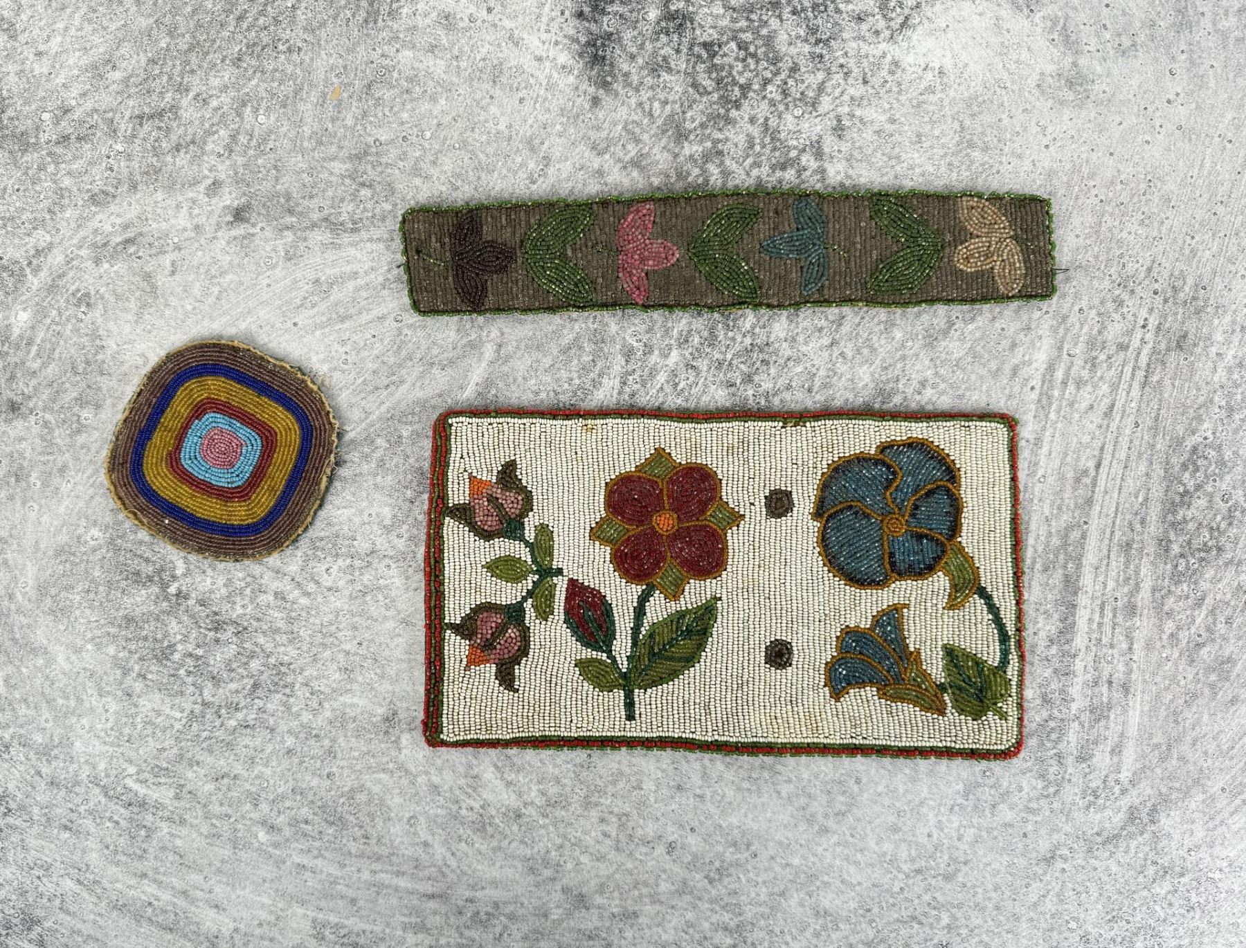 Native American Indian Beadwork Panels