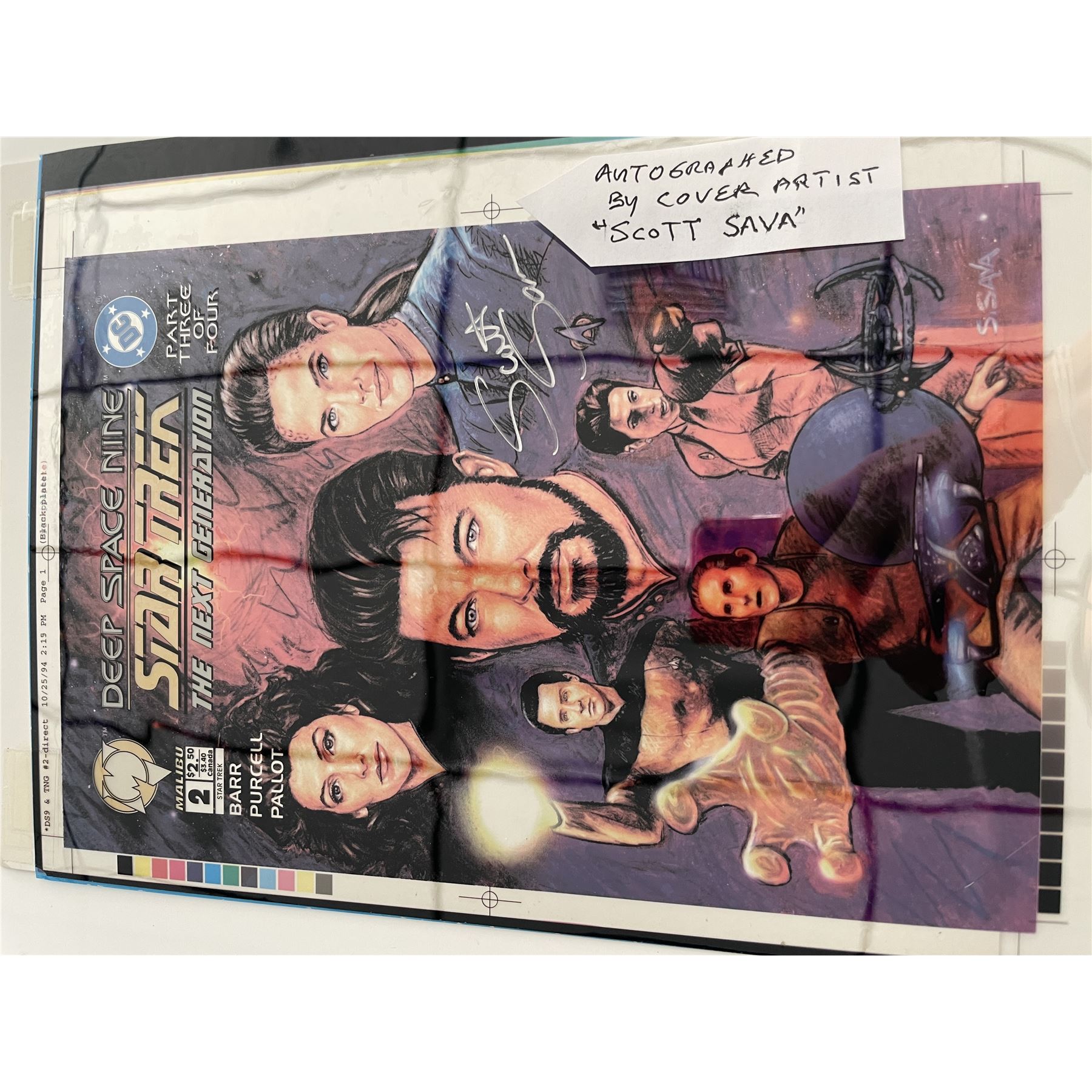 Star Trek: The Next Generation color keys overlay