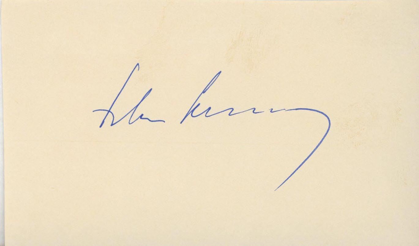 President John F. Kennedy signature cut. GFA Authenticated