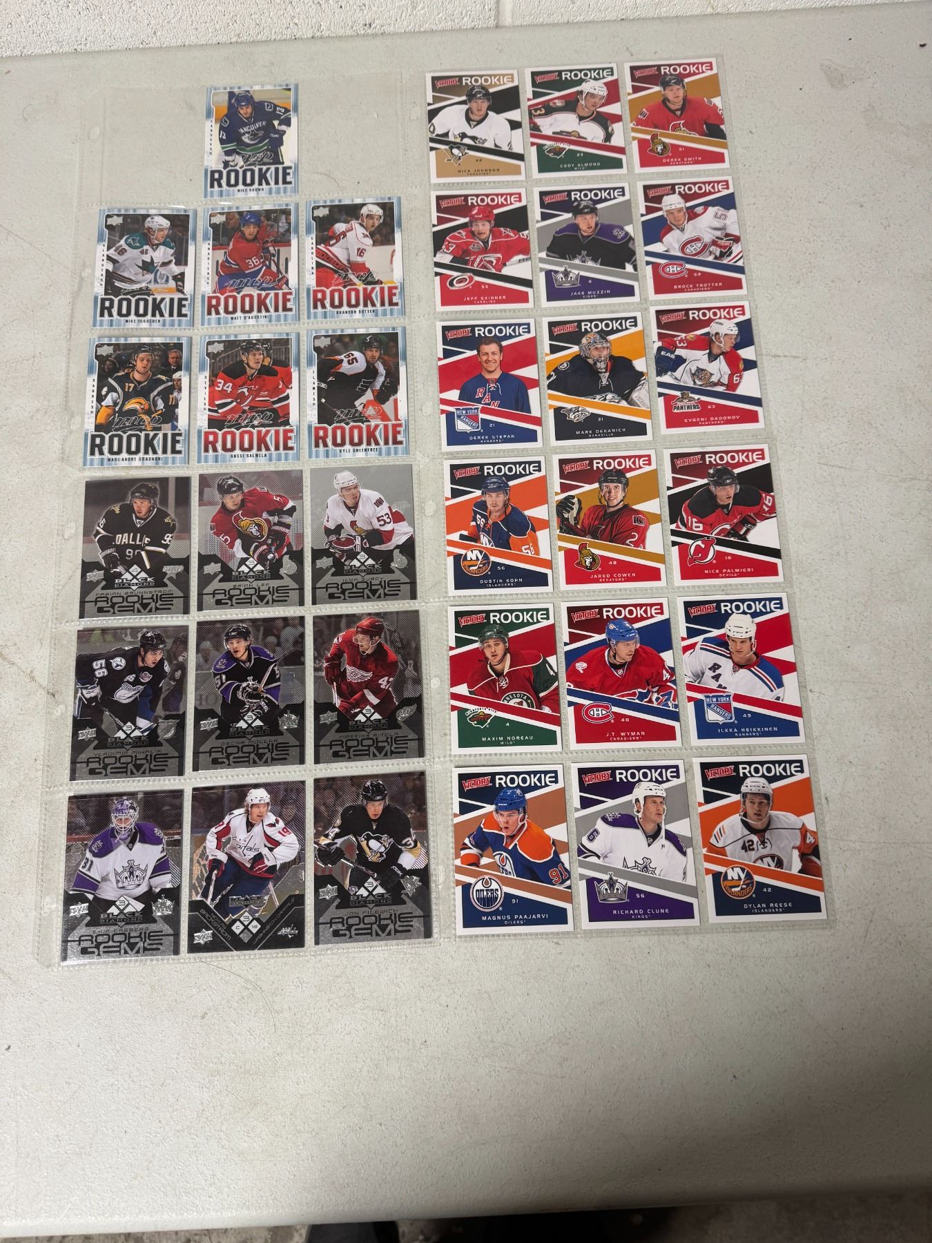 Rookie Hockey Cards