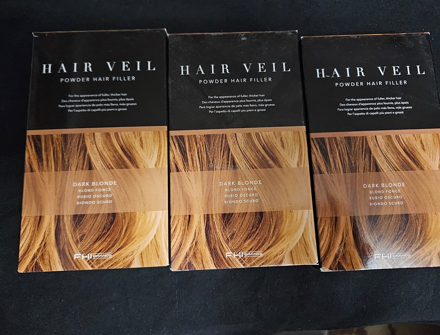 Hair veil powder hair filler- Dark blonde