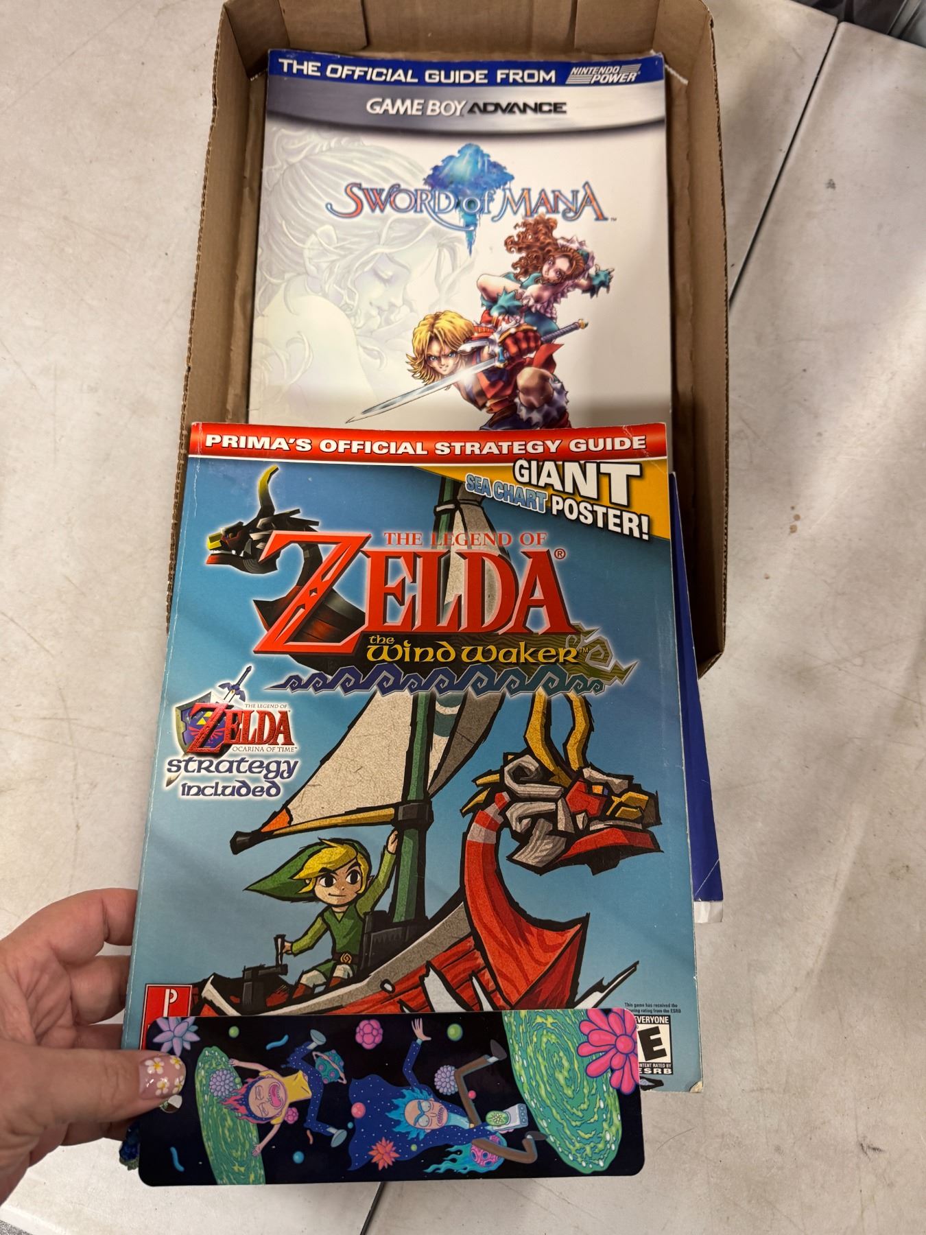 Game boy advanced guide, and Zelda book