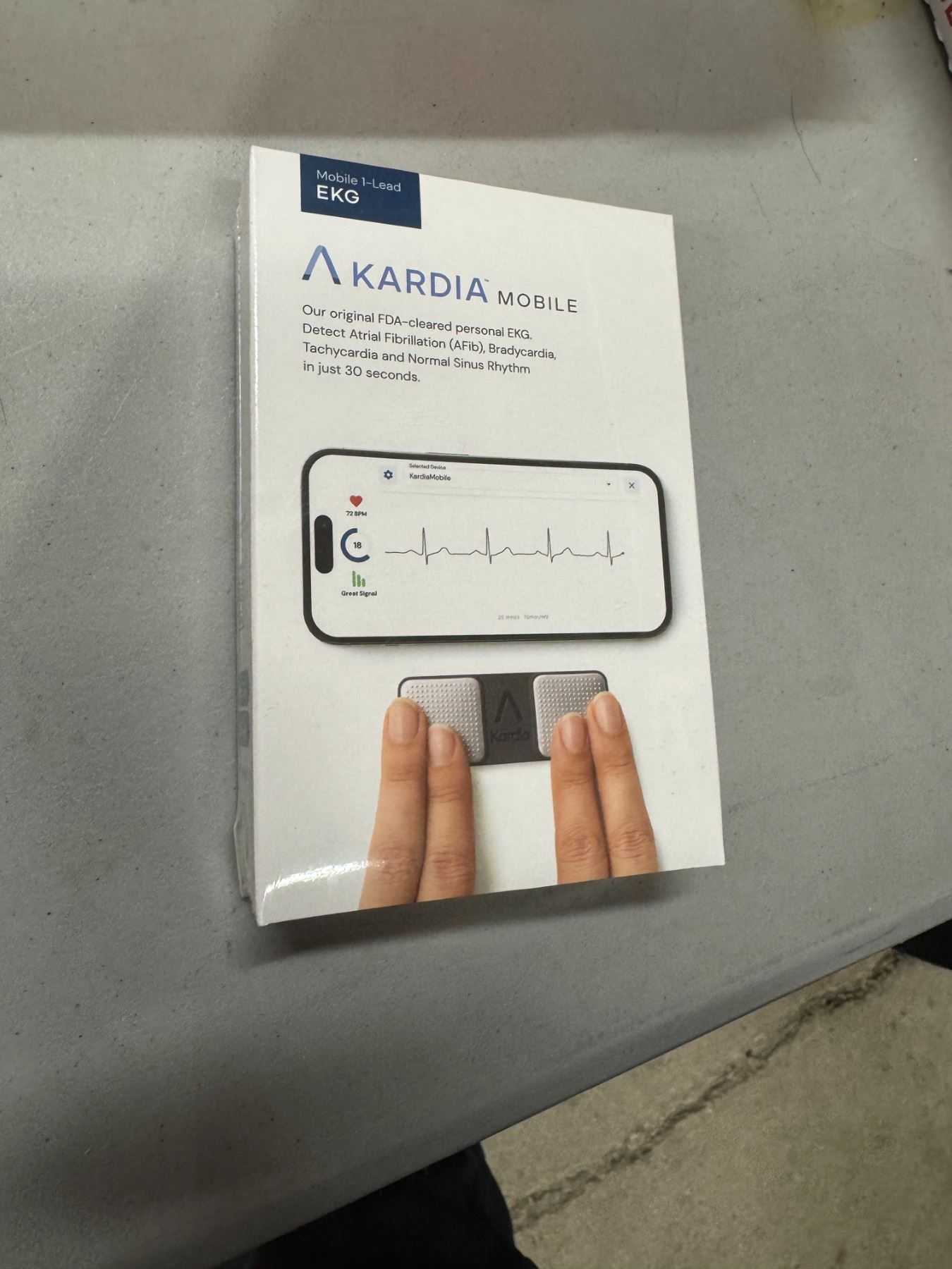 Kardia mobile heart monitor sealed