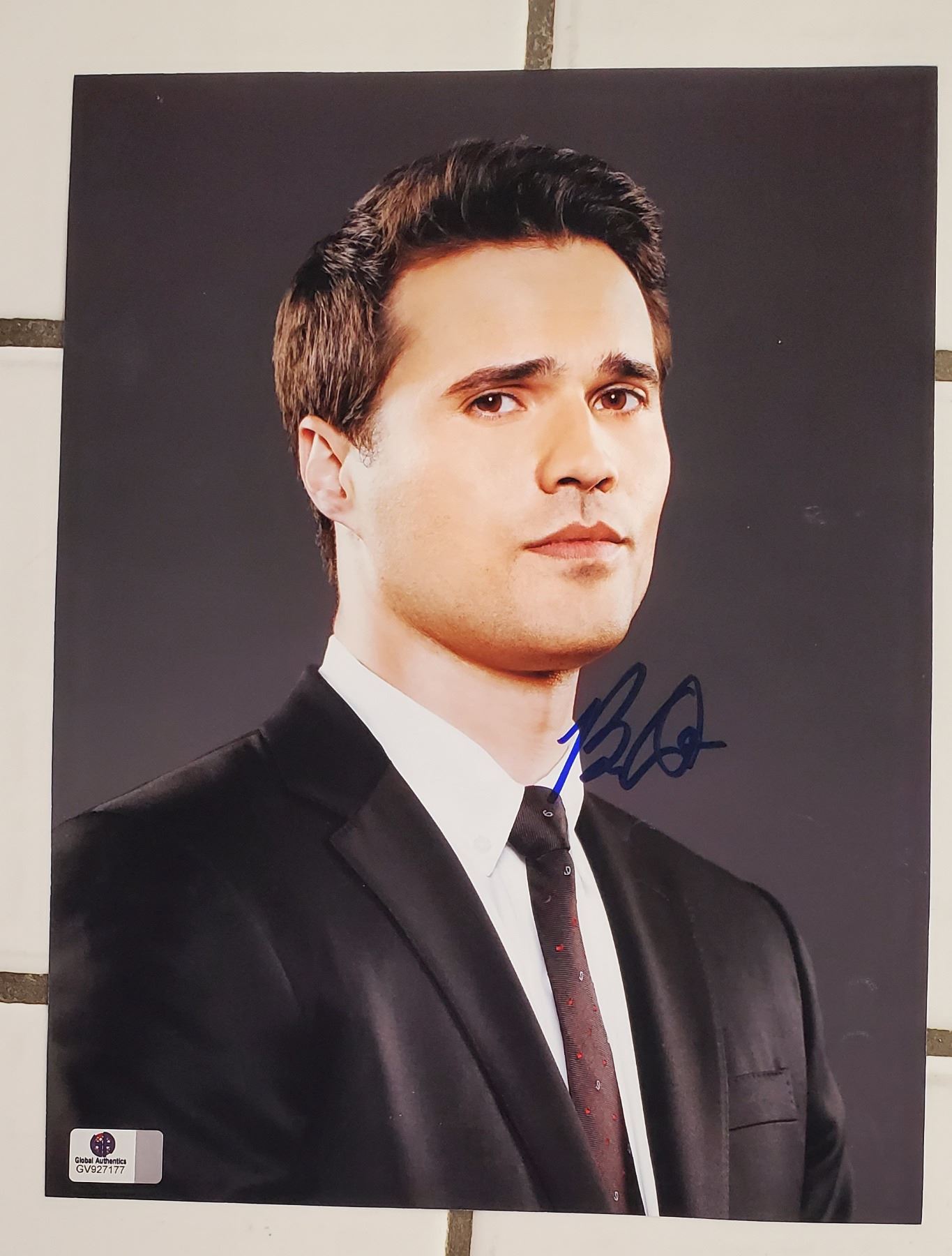Brett Dalton. Signed 8” x 10” Photo. Grant Ward. Global Authentics COA.