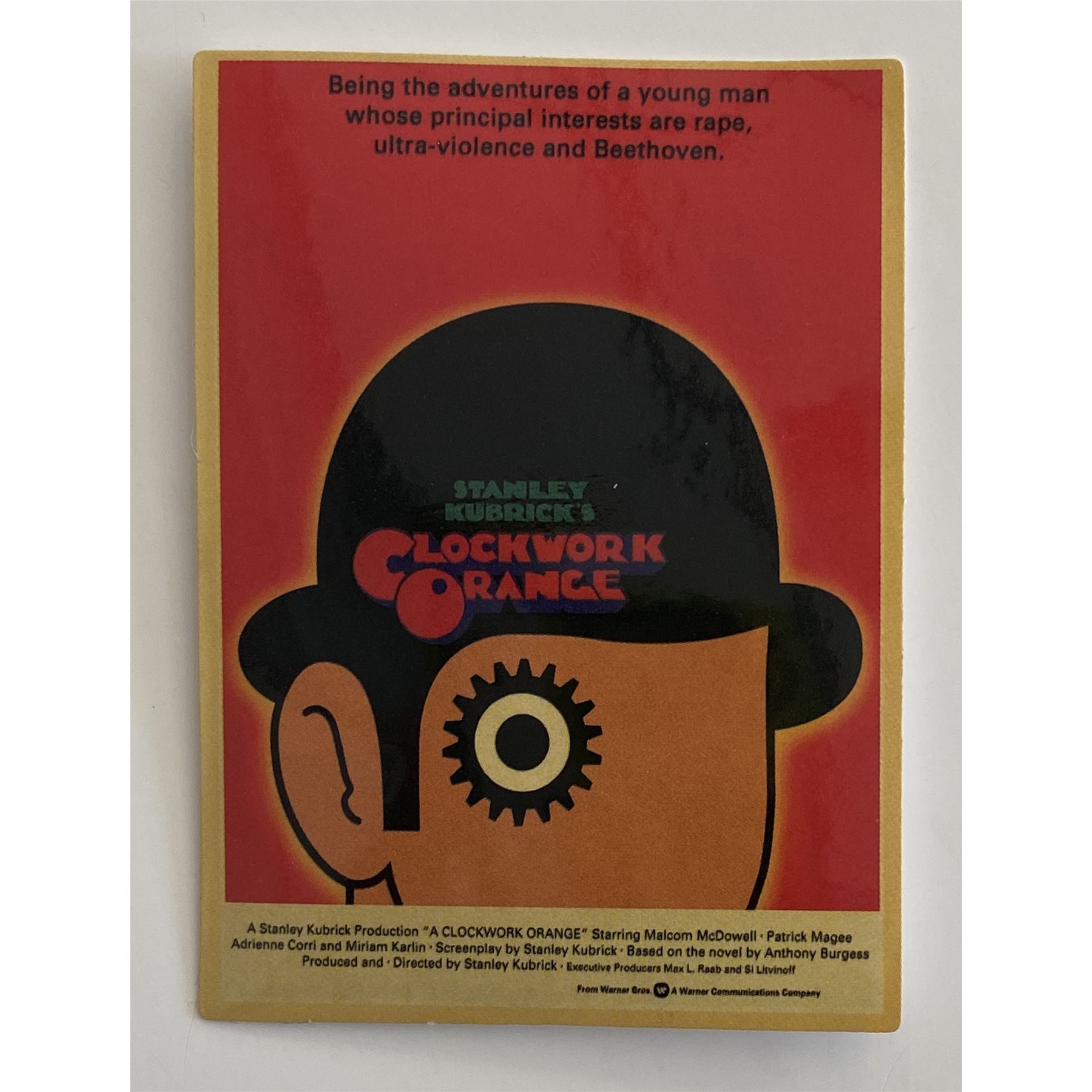 A Clockwork Orange sticker