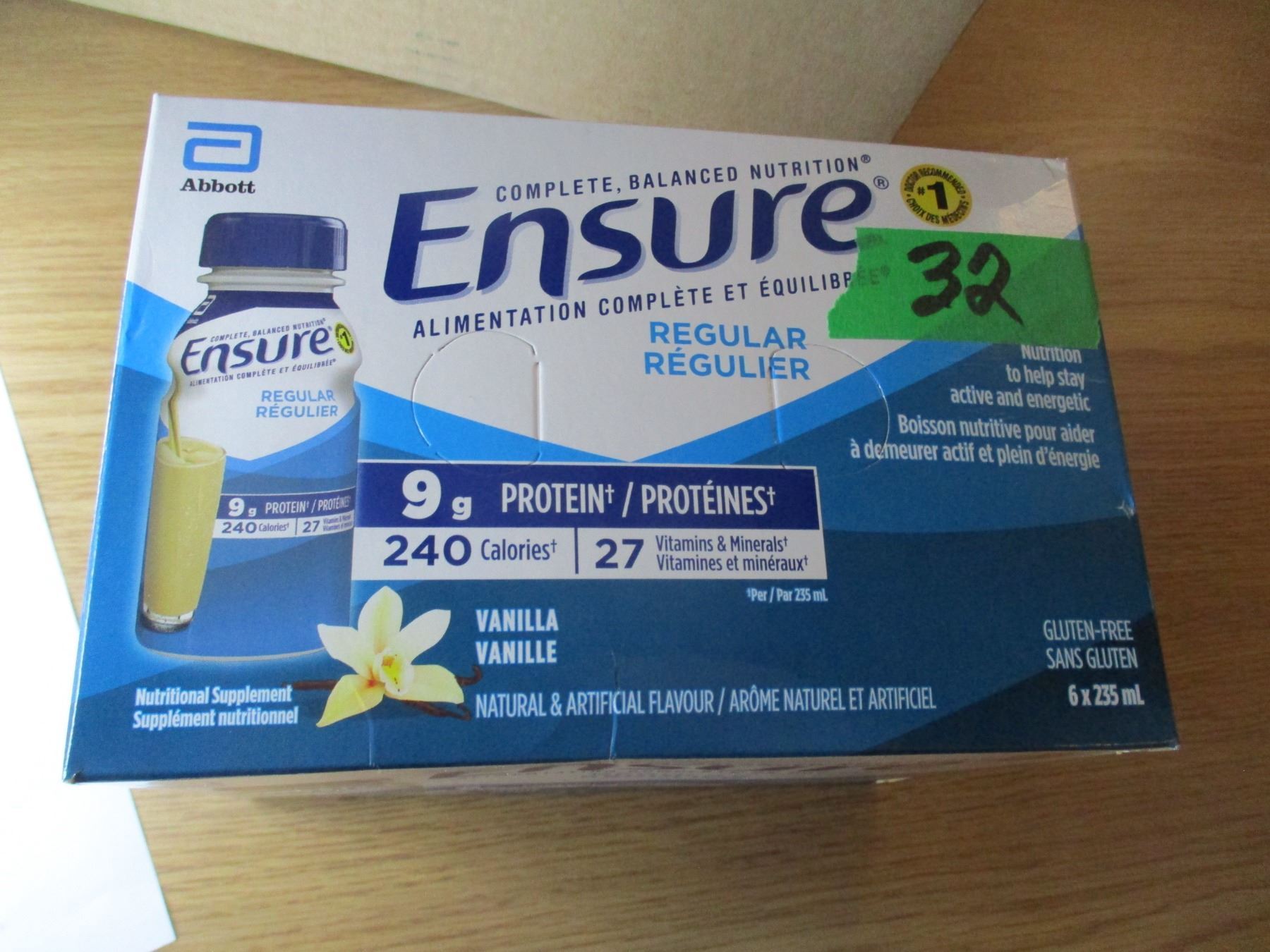 NEW: ENSURE REGULAR VANILLA (6 PACK) (BEST BEFORE FEB 1, 2026)