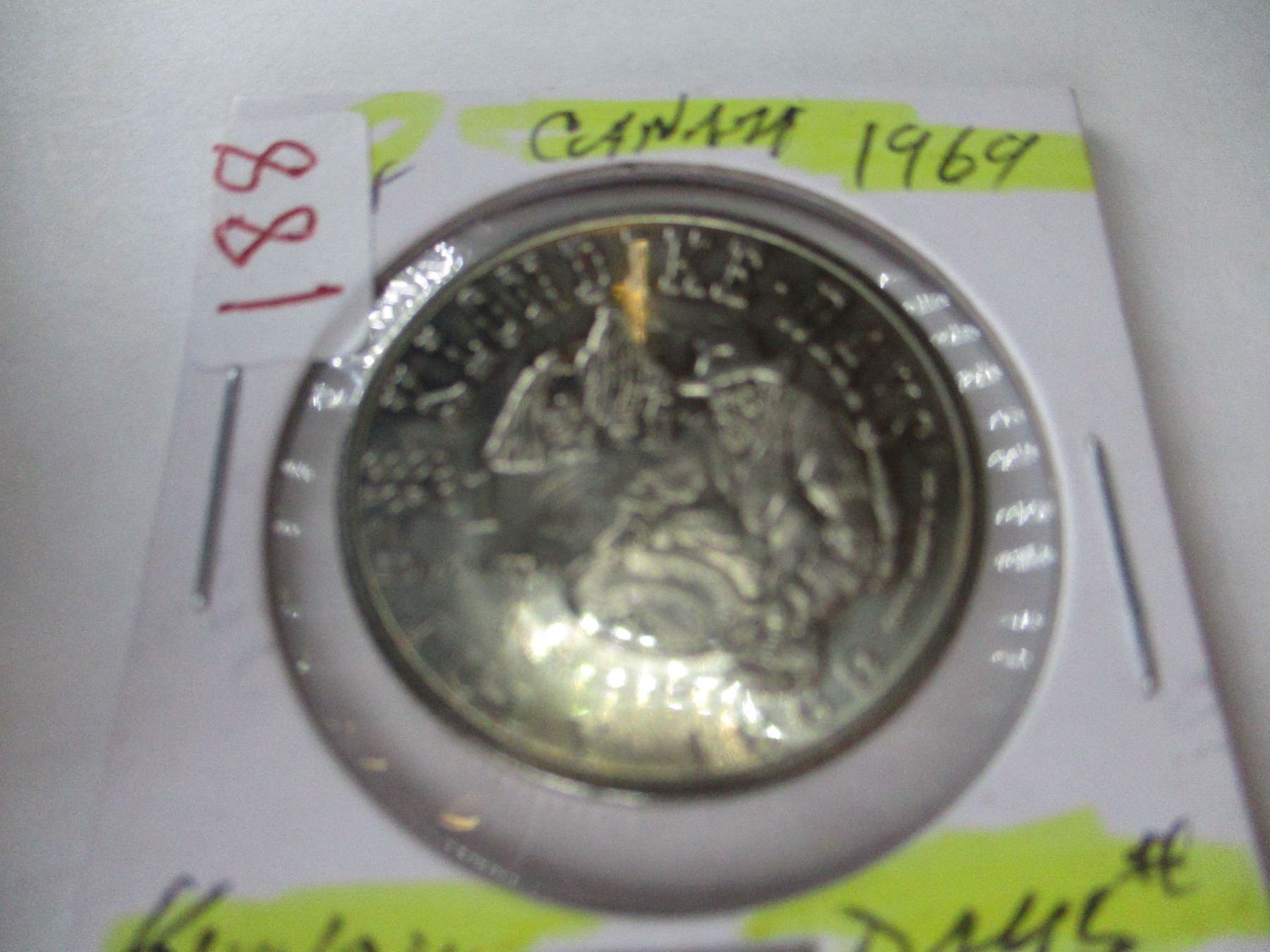 1969 UNCIRCULATED KLONDIKE DOLLAR