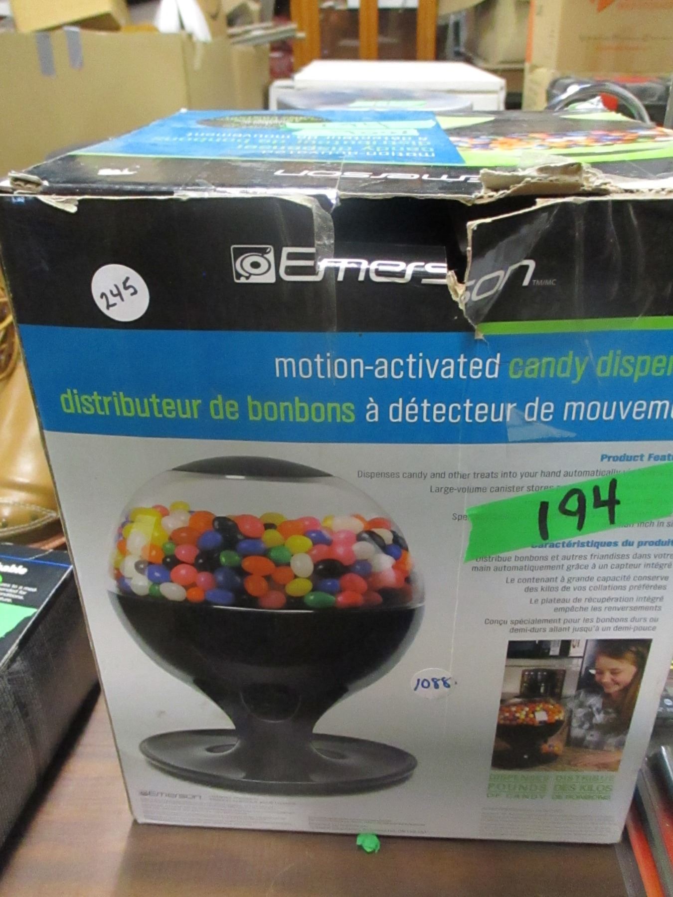MOTION ACTIVATED CANDY DISPENSER