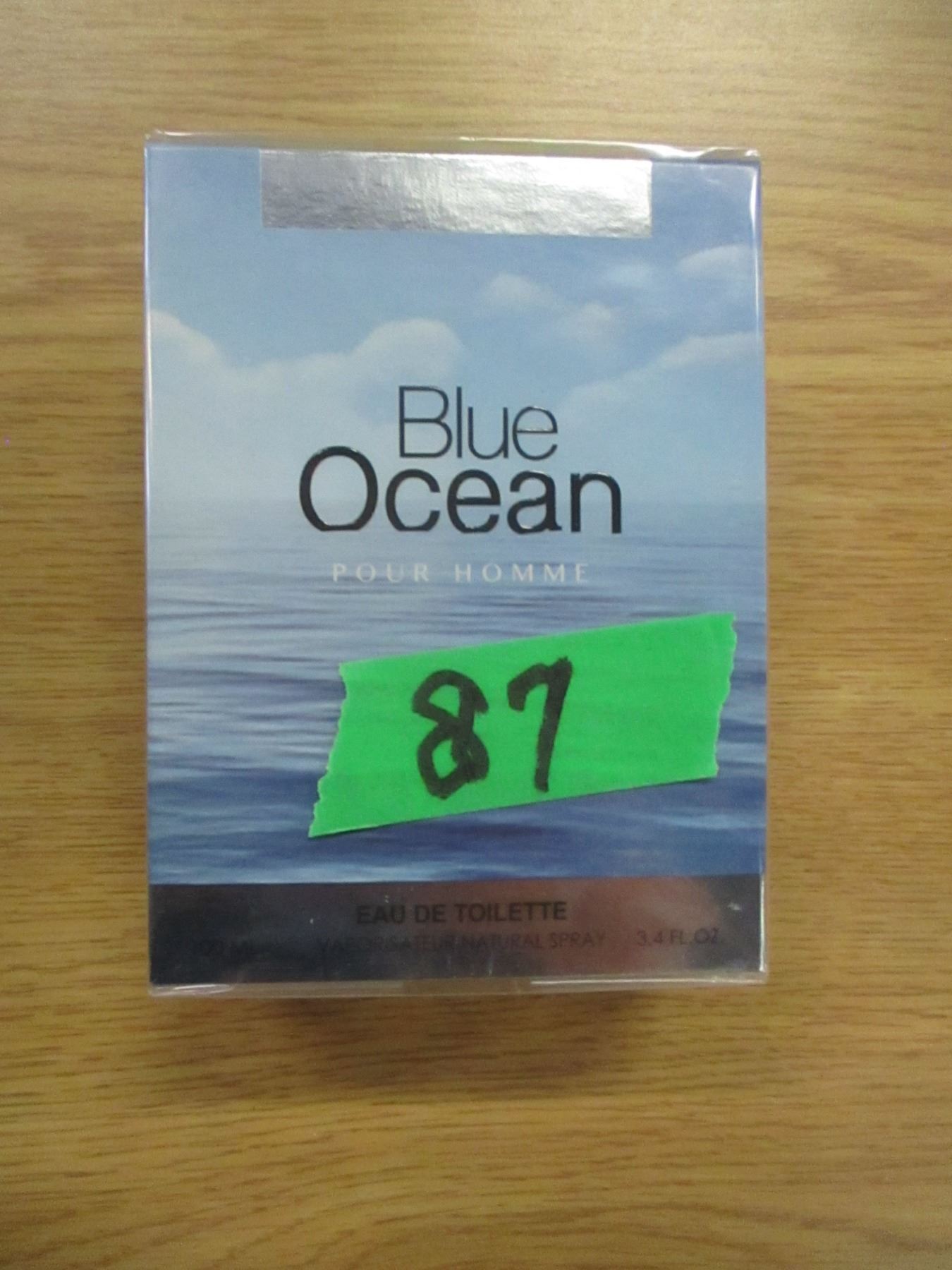 NEW: BLUE OCEAN COLOGNE FOR MEN (100 ML) - BOTTLE