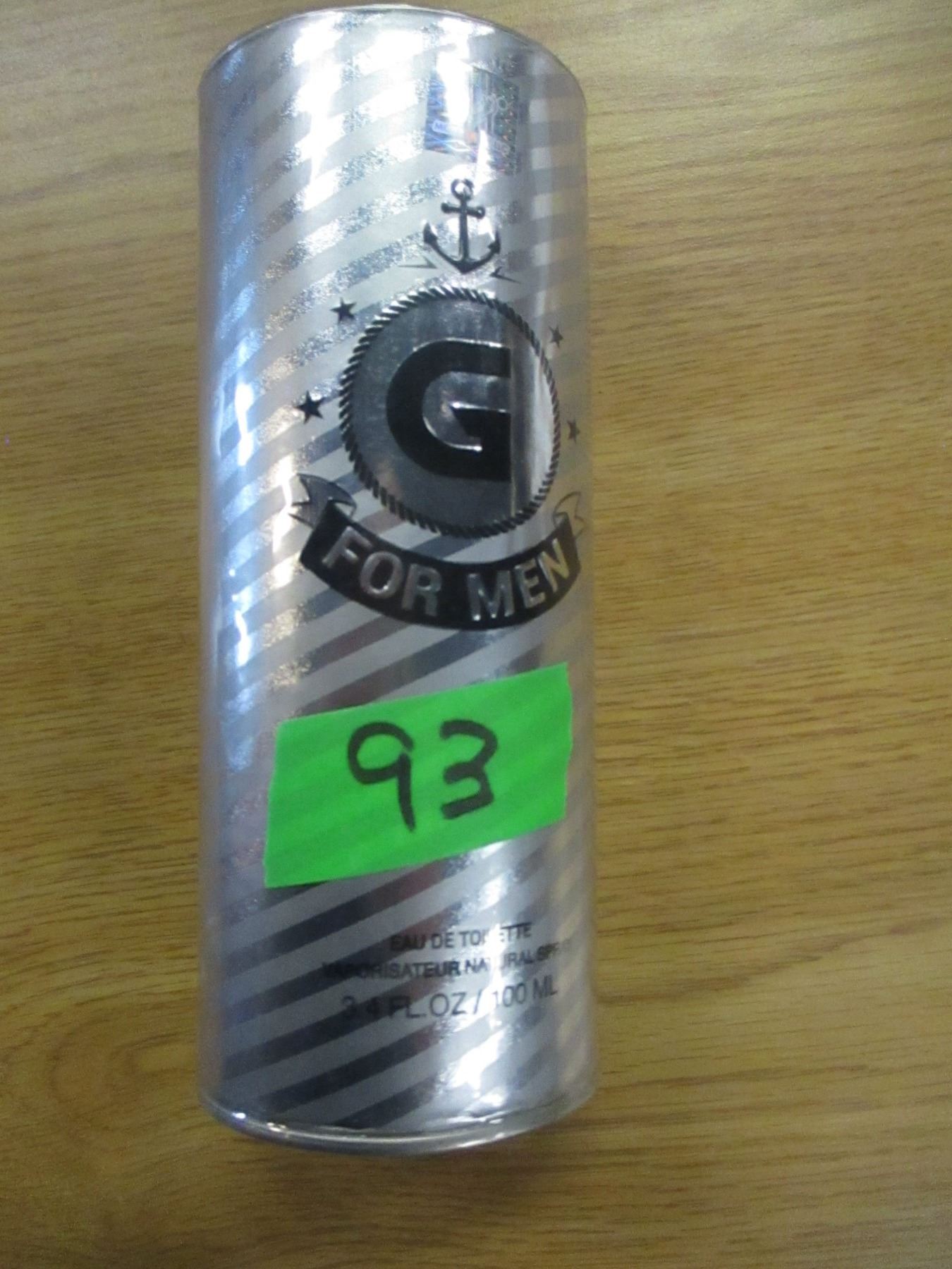 NEW: "G" COLOGNE FOR MEN (100 ML) - BOTTLE