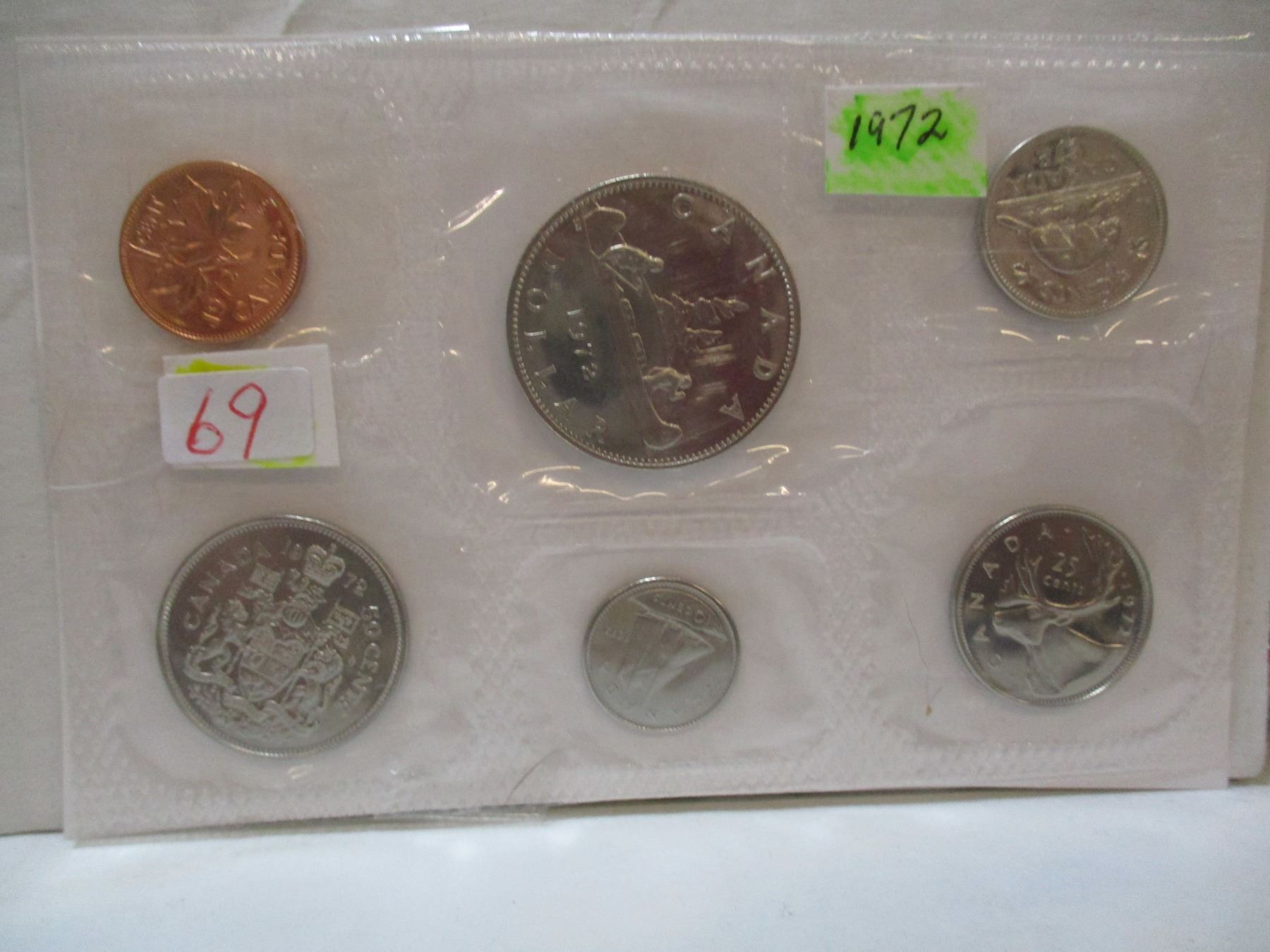 1972 PROOF MINT SEALED CANADA COIN SET