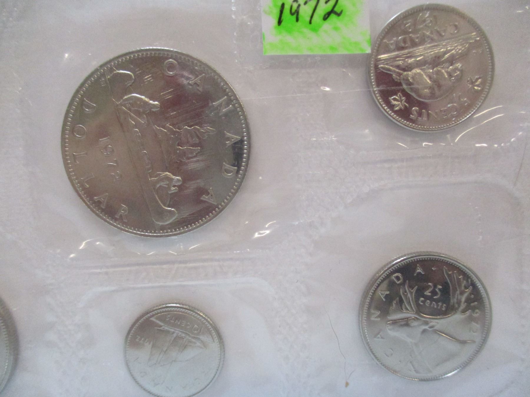 1972 PROOF MINT SEALED CANADA COIN SET