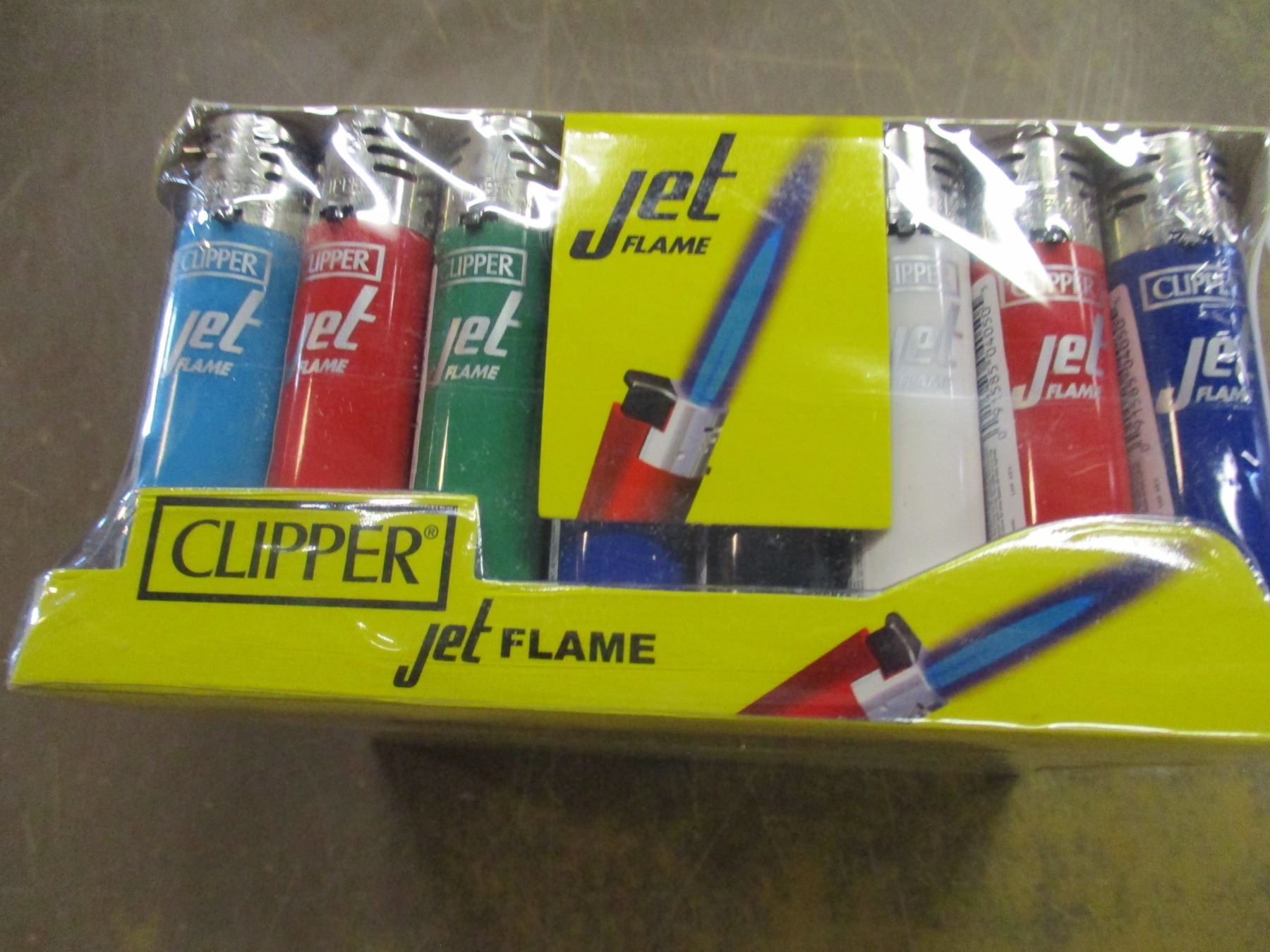 FREIGHT DAMAGE (AS IS): PACKAGE OF 48 CLIPPER GAS LIGHTERS