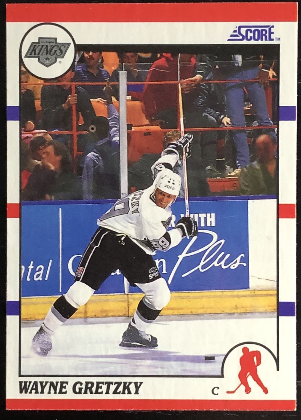 1990-91 SCORE WAYNE GRETZKY (HOF) 1990-91 SCORE WAYNE GRETZKY (HOF)