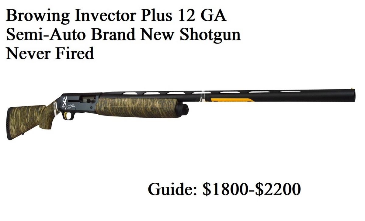 Browning Invector Plus 12 GA Semi-Auto Shotgun