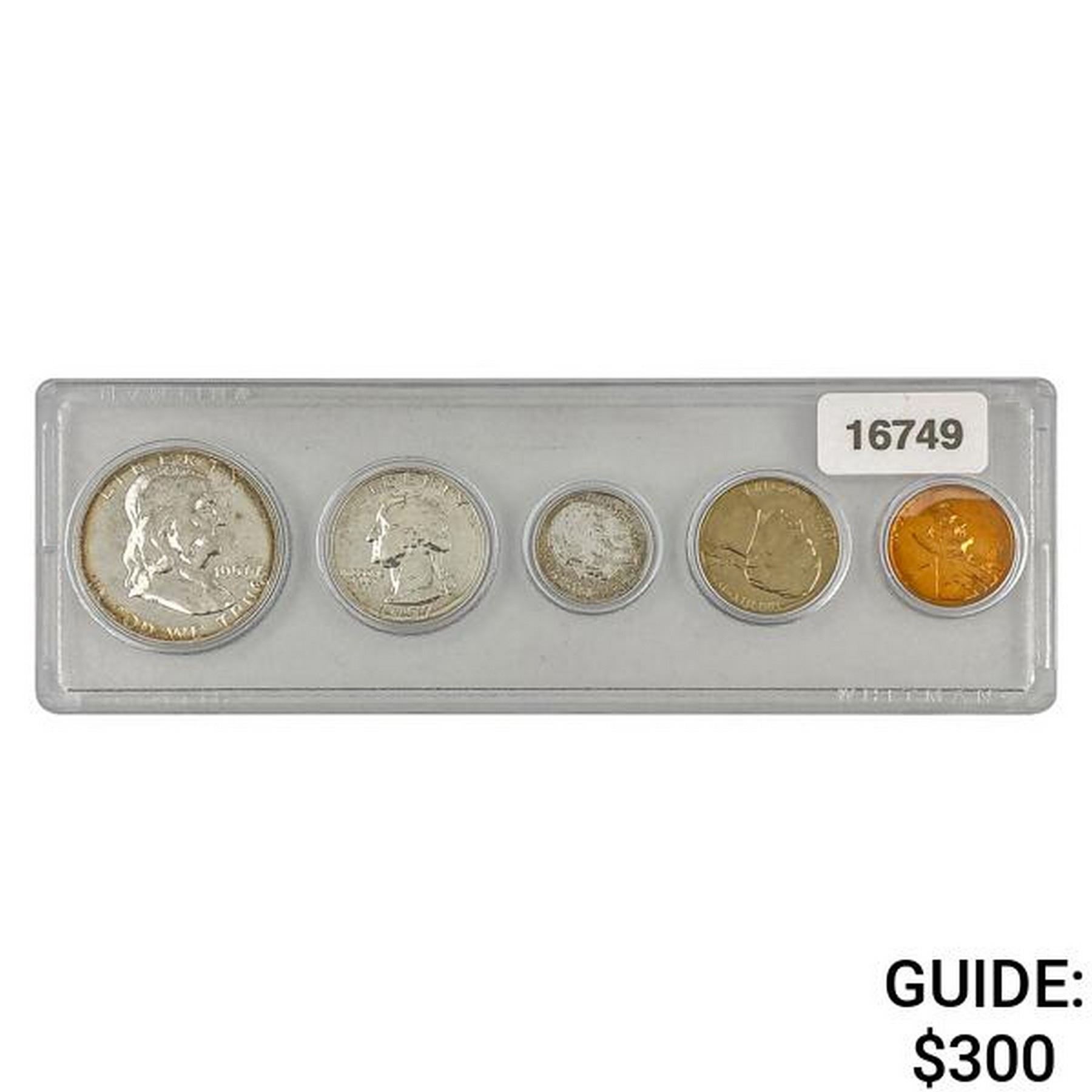 1957 U.S. Proof Set [1C-50C]