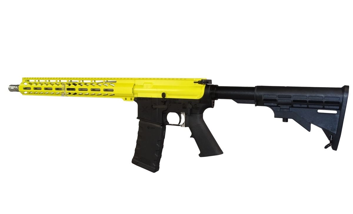 Matrix Aerospace Model M556-SC 5.56 NATO Yellow Rifle