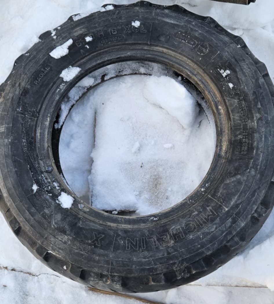 Michelin X 6.50 R16 XCL tire - Schmalz Auctions