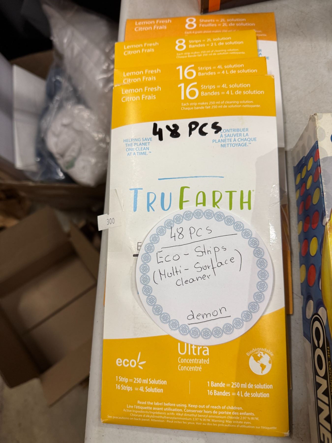 True earth Eco strips, multiservice cleaner