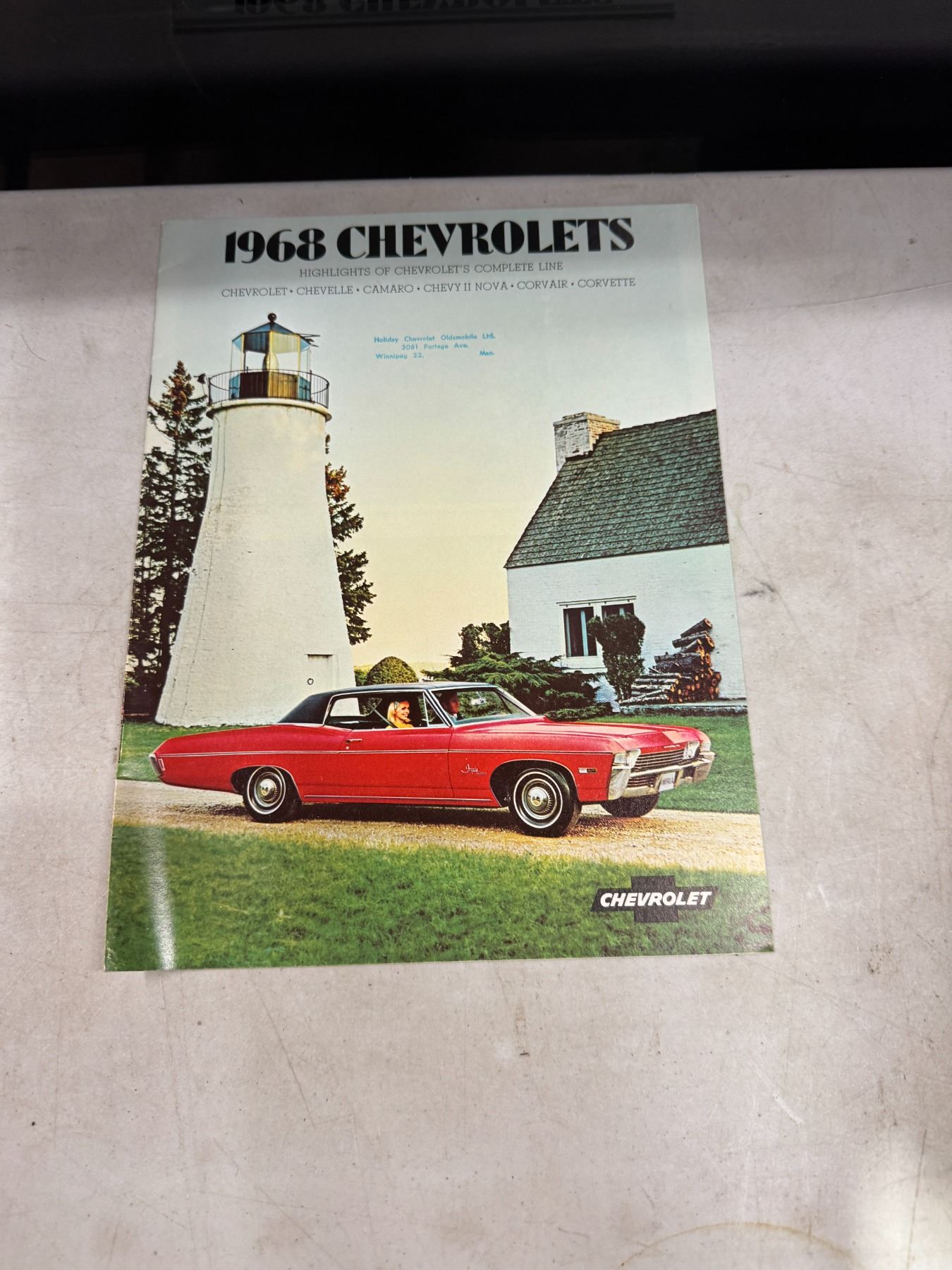 1968 Chevrolet vehicle advertising pamphlet