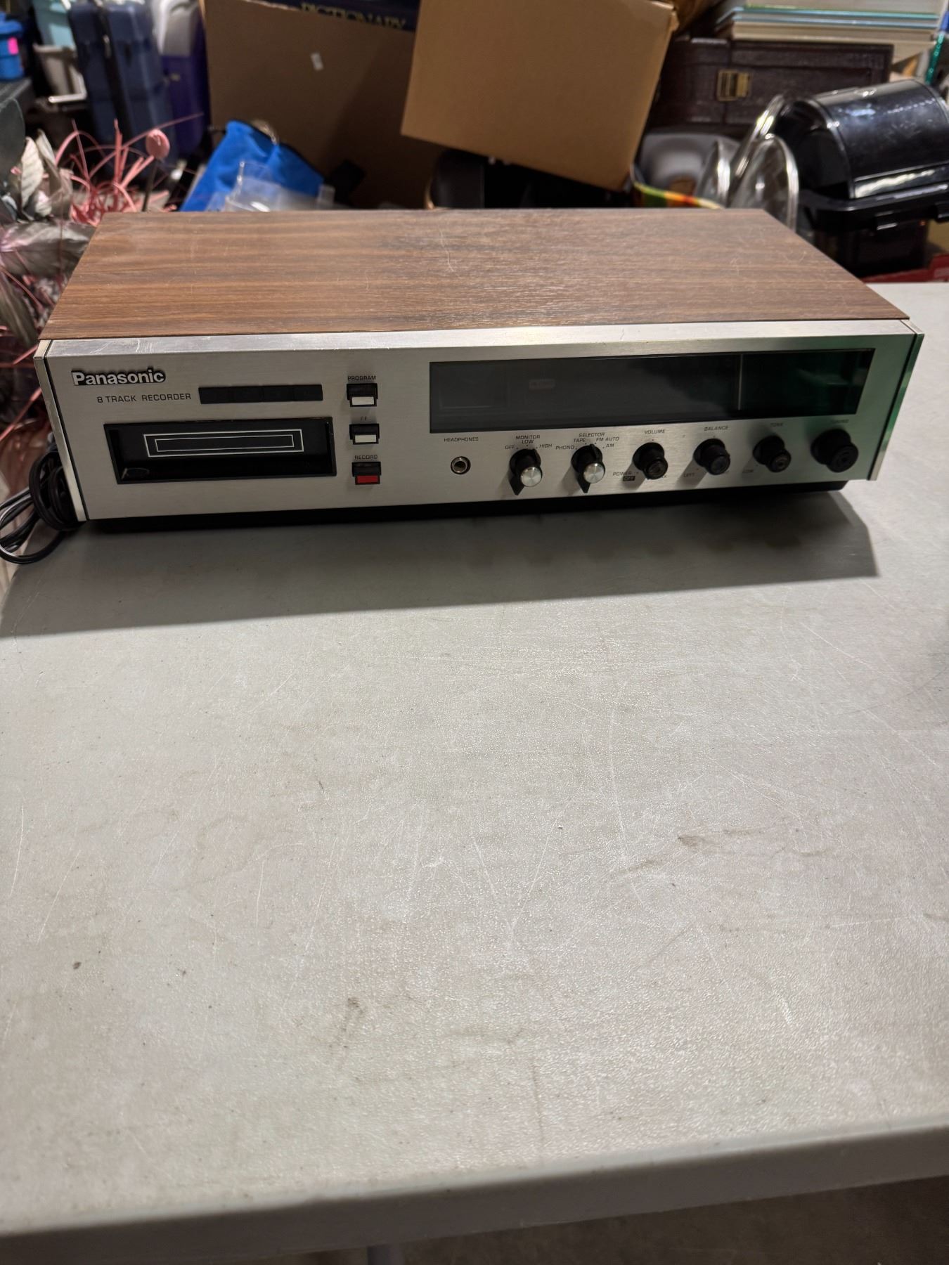 Panasonic eight track recorder