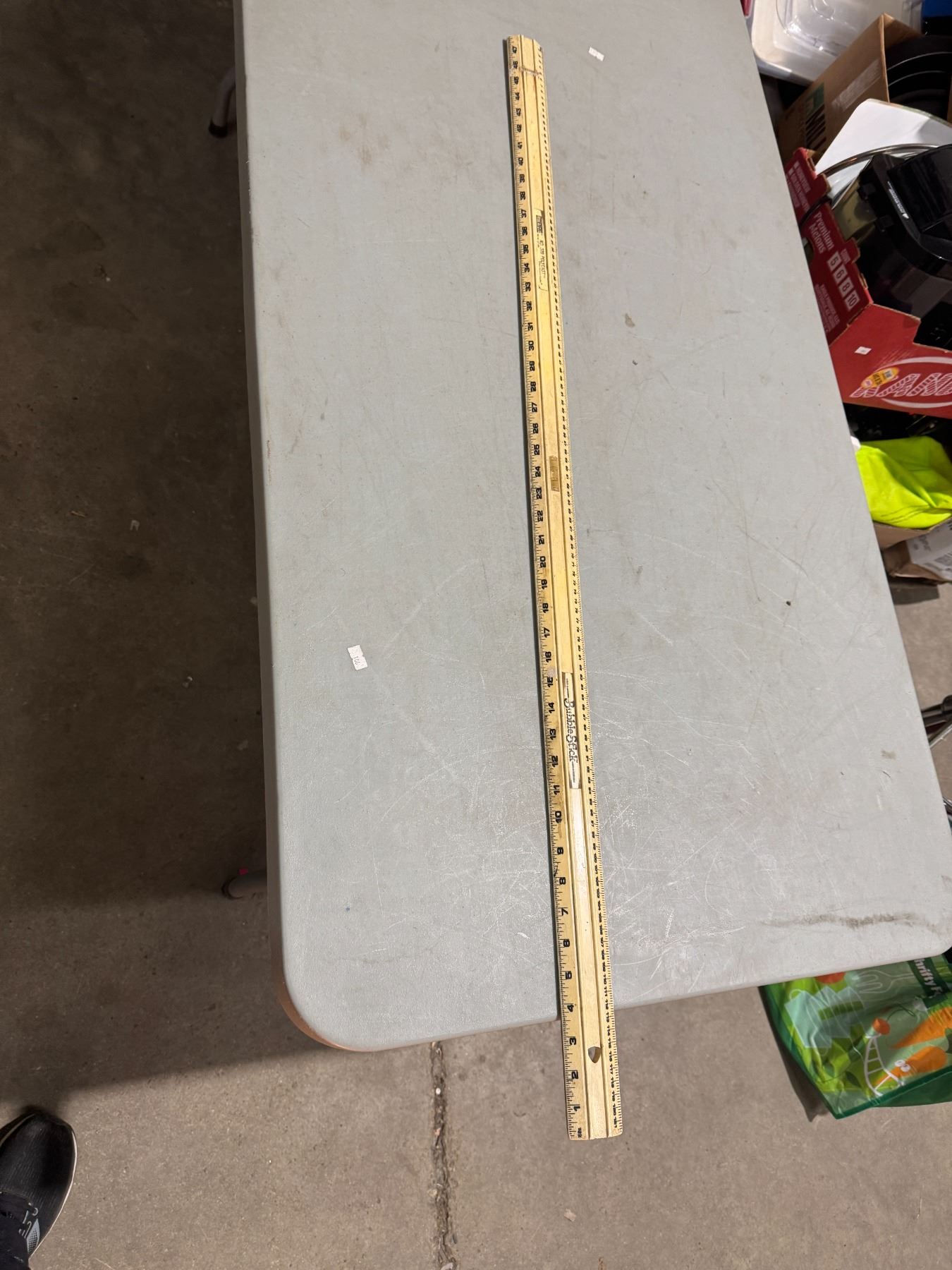 Bubble stick level ruler