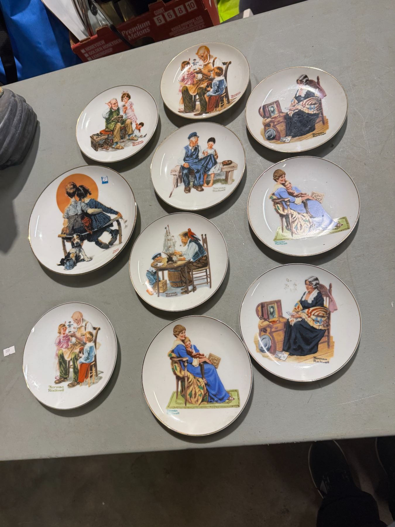 Norman Rockwell Collection Plates
