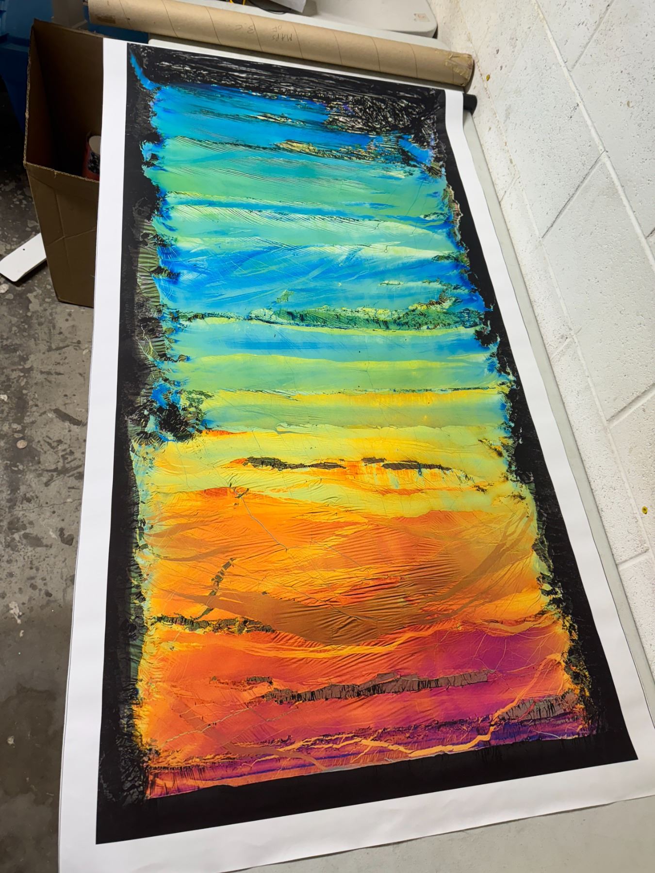 Colorful canvas print