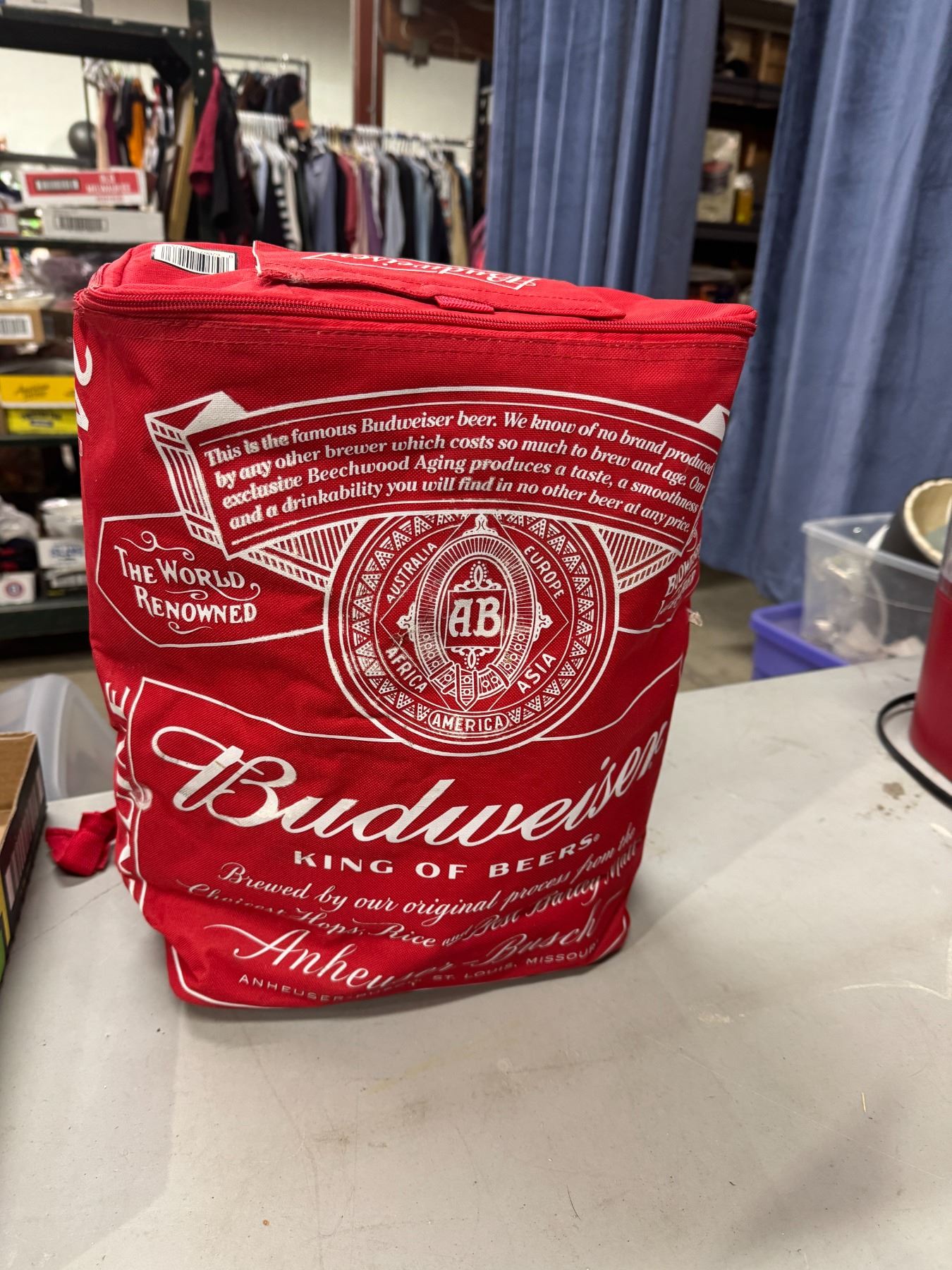 Budweiser cooler backpack