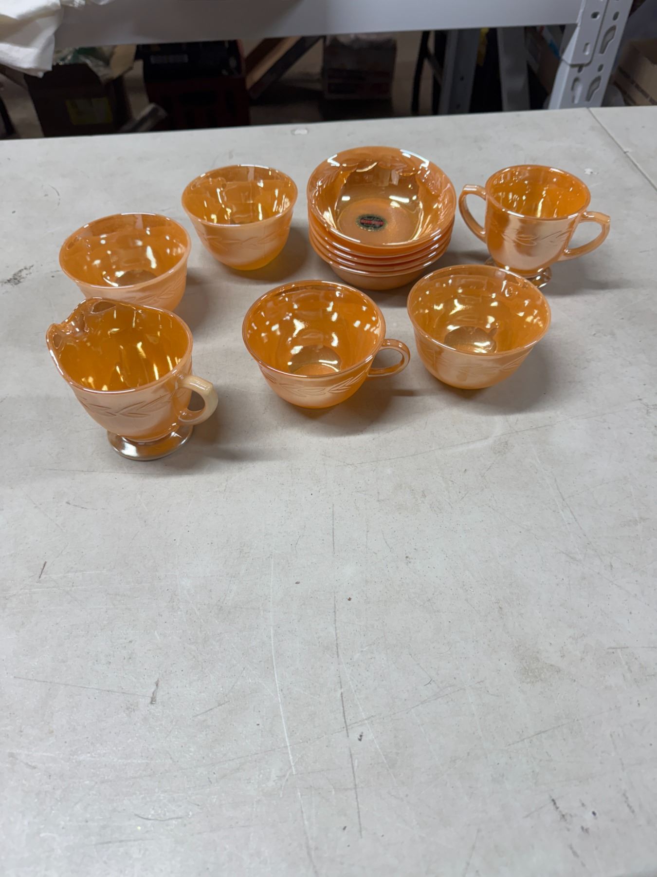 Peach Leicester, heat proof dishes