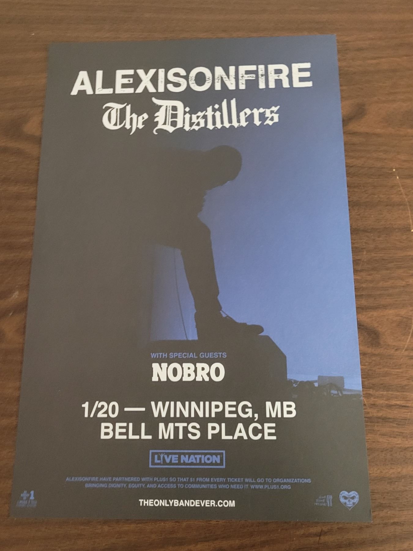 Alexisonfire Concert Advertisement Poster