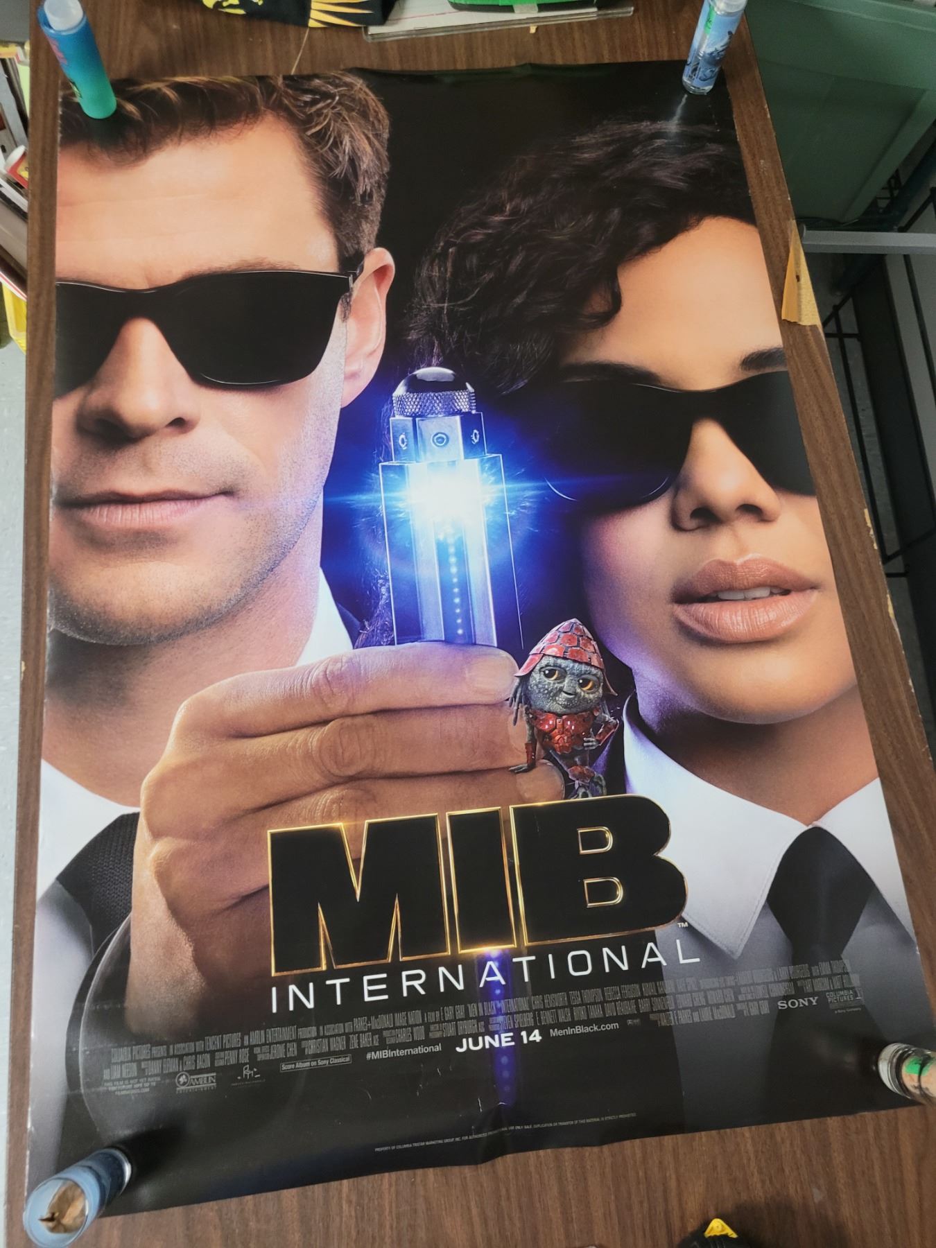 MIB International Movie Poster - Double Sided - One Sheet
