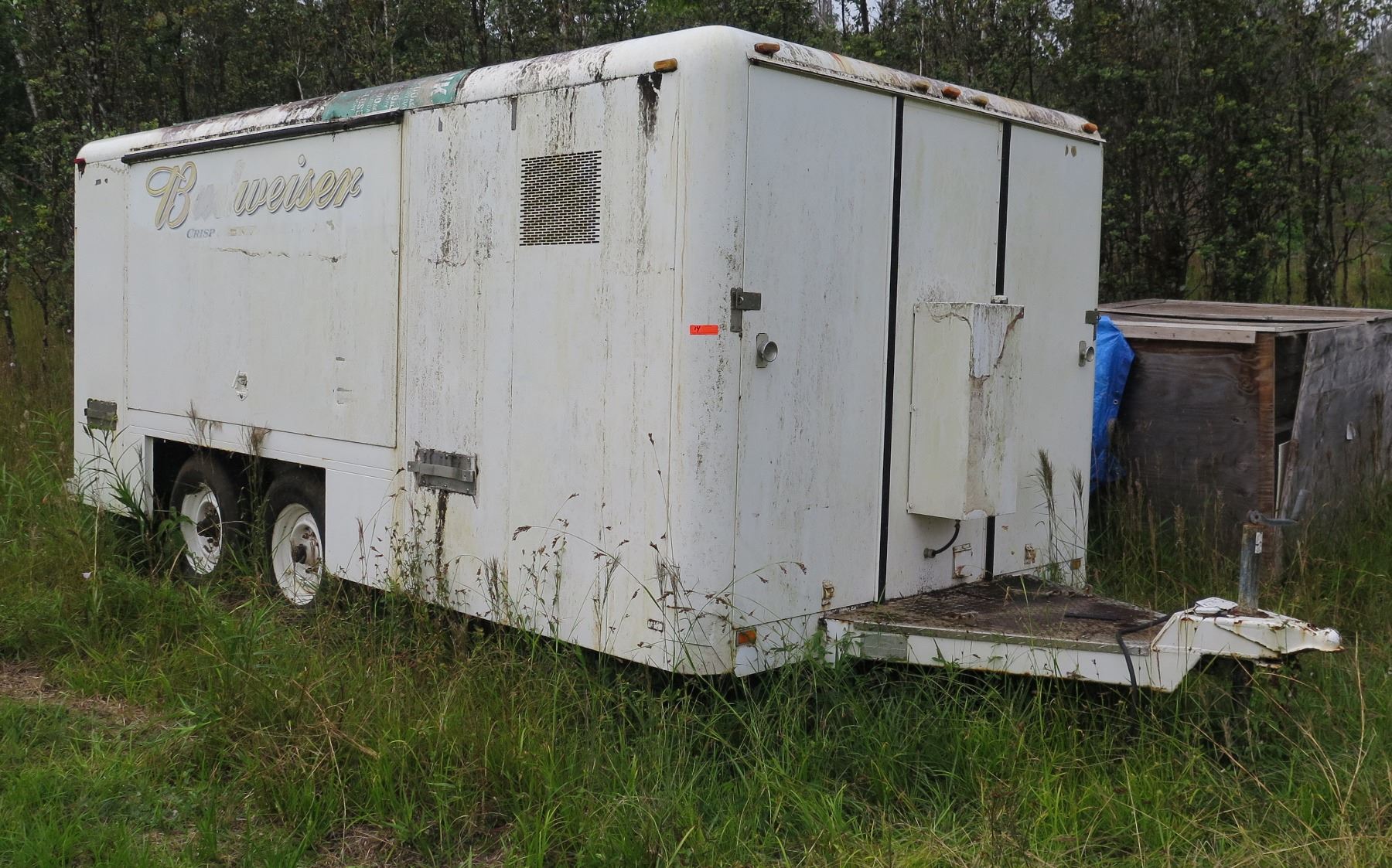 Budweiser Waymatic Refrigerated Box Trailer w/ Dual-Sided Draft Beer ...