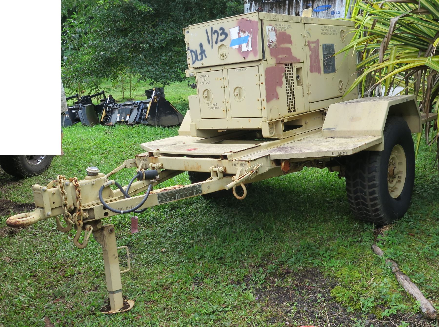 Fermont MEP-803A 10kW Military Diesel Generator on Trailer (Starts ...