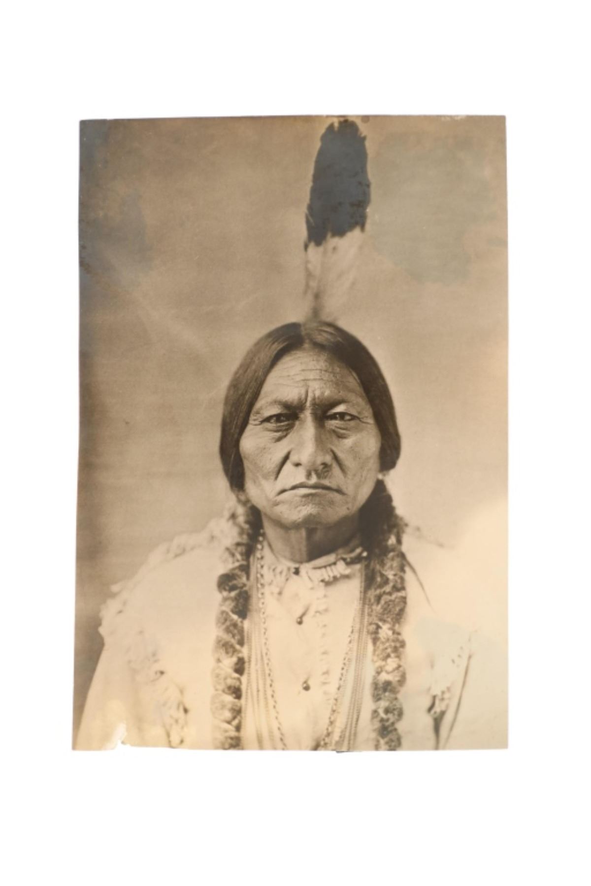 Rare D. F. Barry Sitting Bull Photograph, 1885