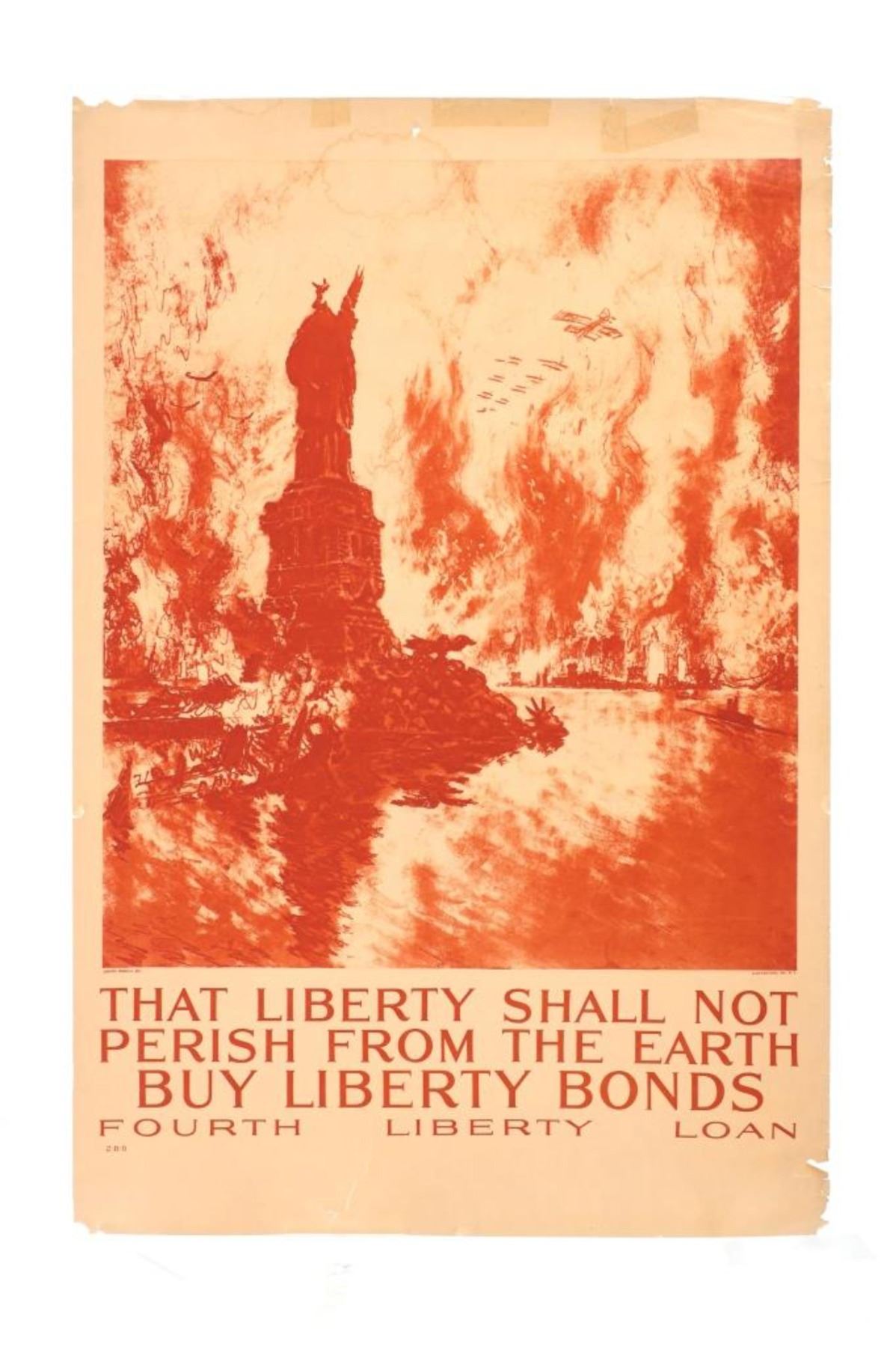 Original WWI Victory Liberty Loan War Bond Poster