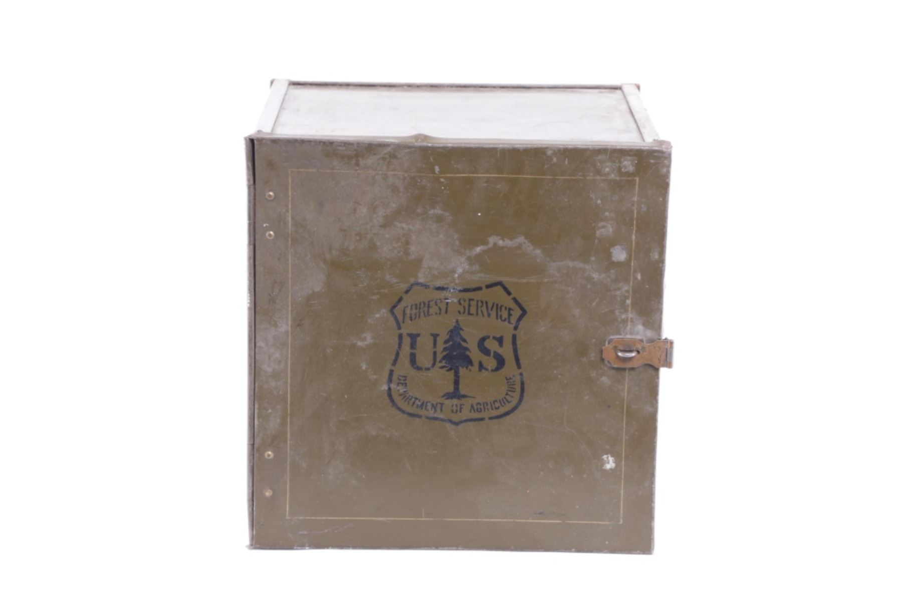 U.S. Forest Service Lock Box c. 1930-1950s