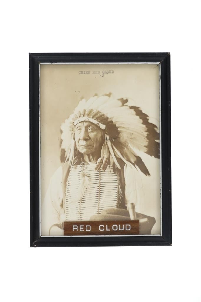 David F Barry (1854-1934) Red Cloud Silver Gelatin