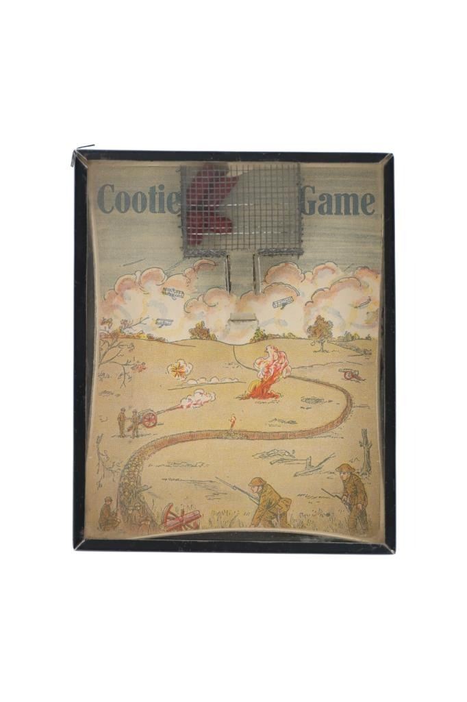 Irvin Smith WWI Era Jumping Bean Cootie Game