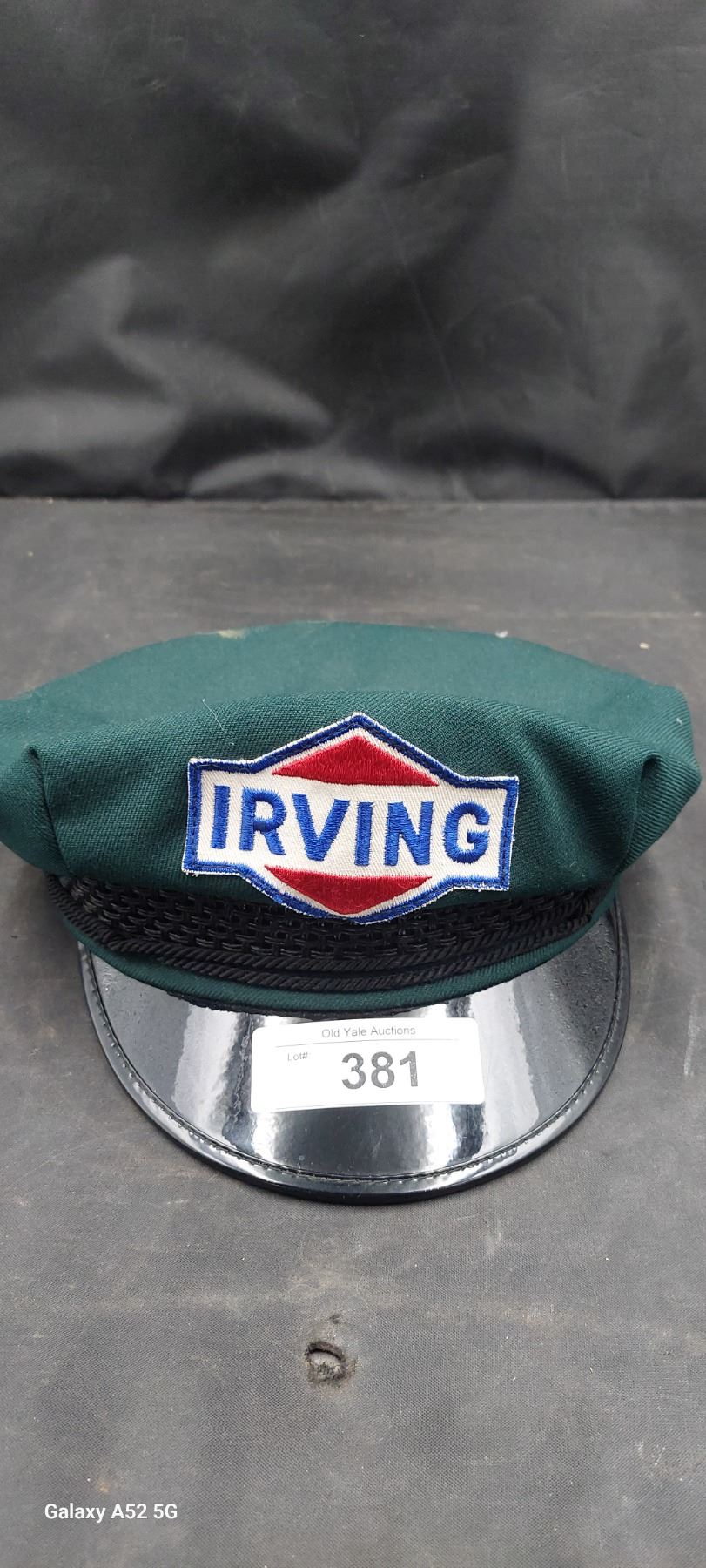 Vintage Irving gas station hat