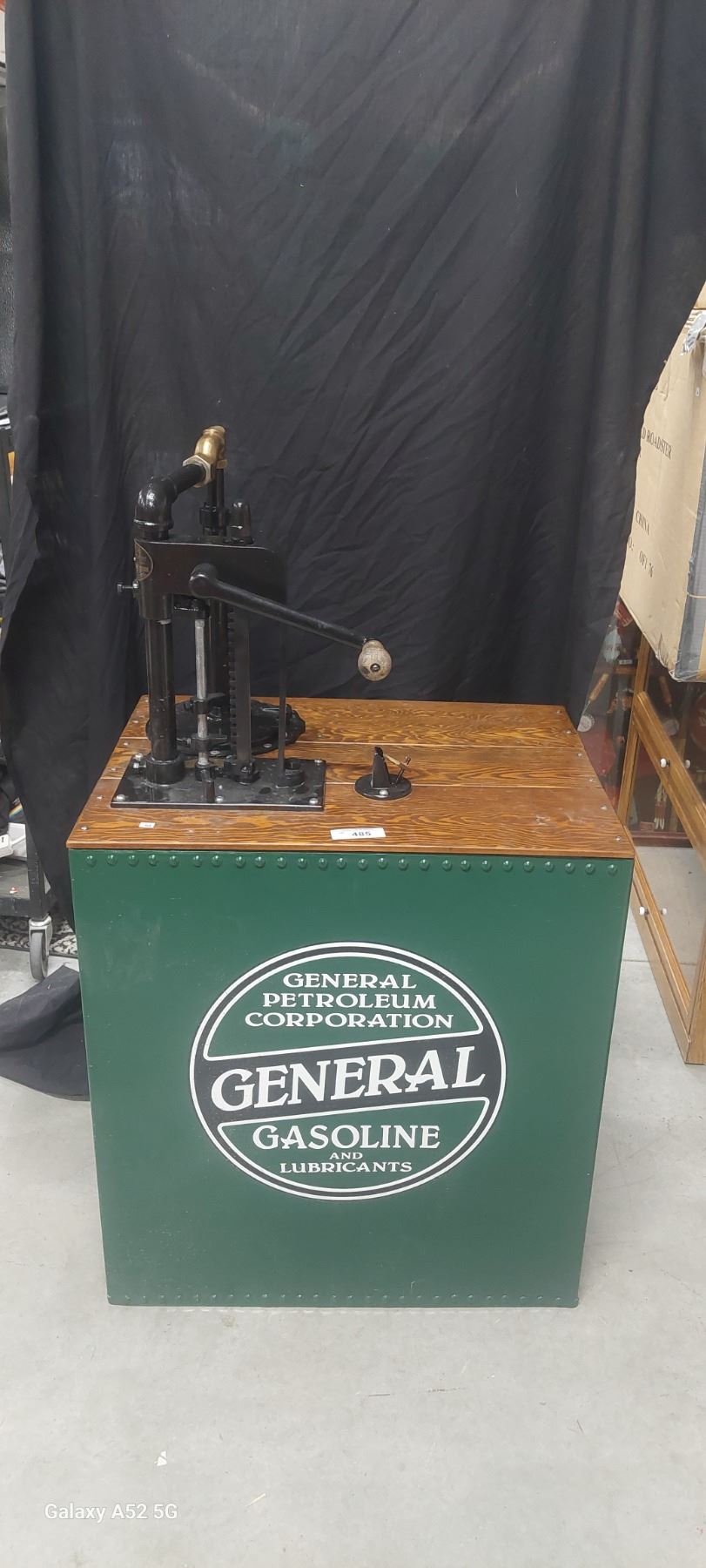 Amazing high quality restoration antique Bowser oil lubester metal with ...