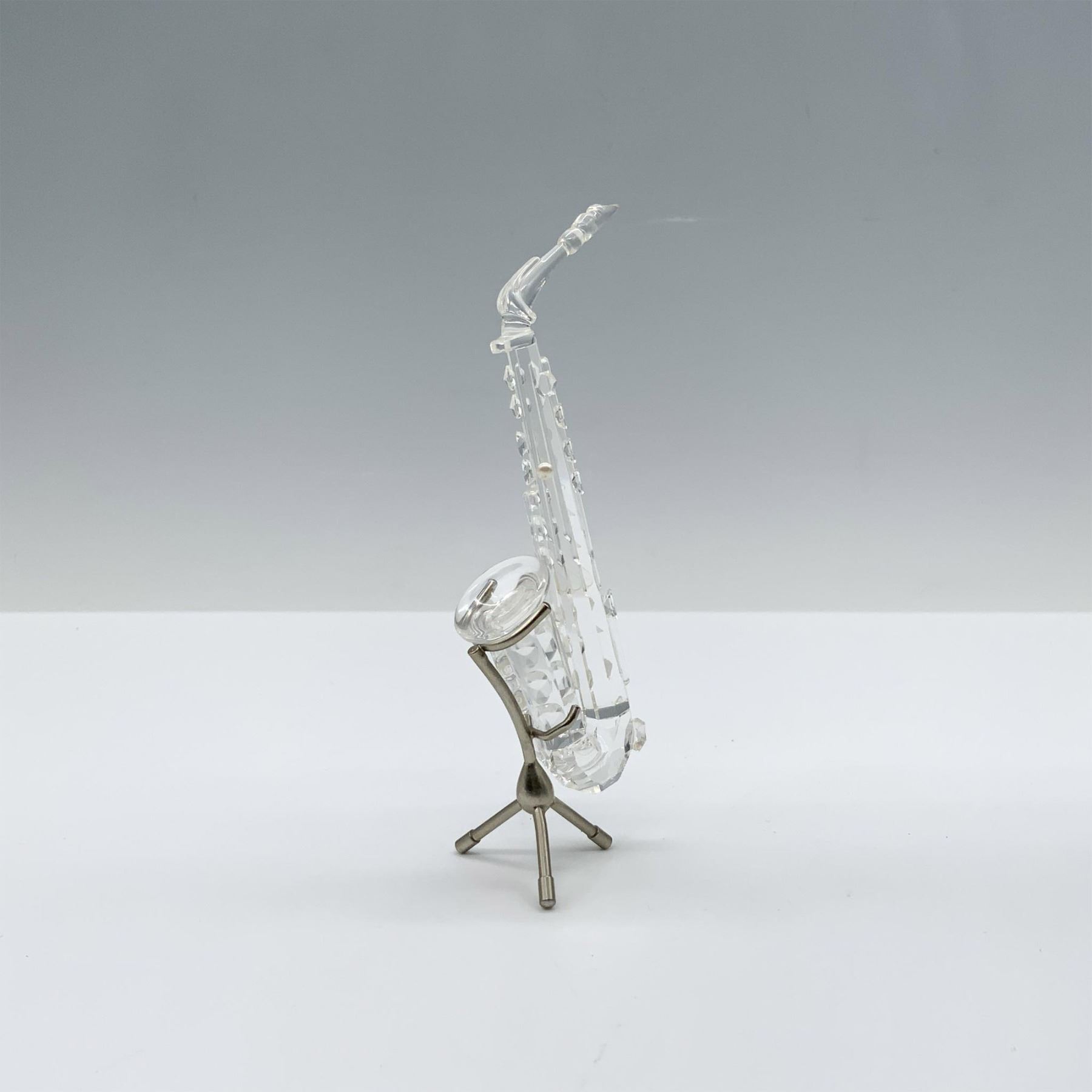 Swarovski Crystal Figurine, Saxophone